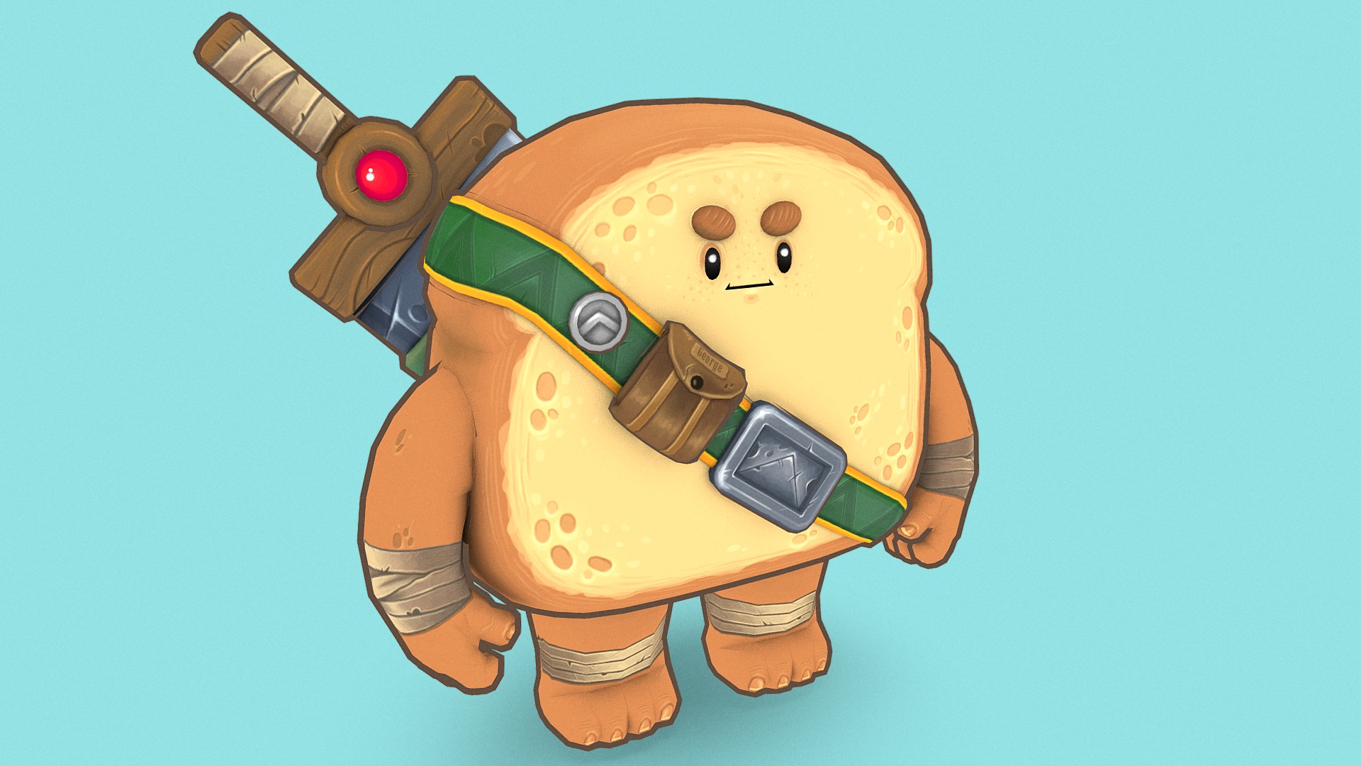 Bread Warrior - 3D model by AliceDruzga [3137798] - Sketchfab