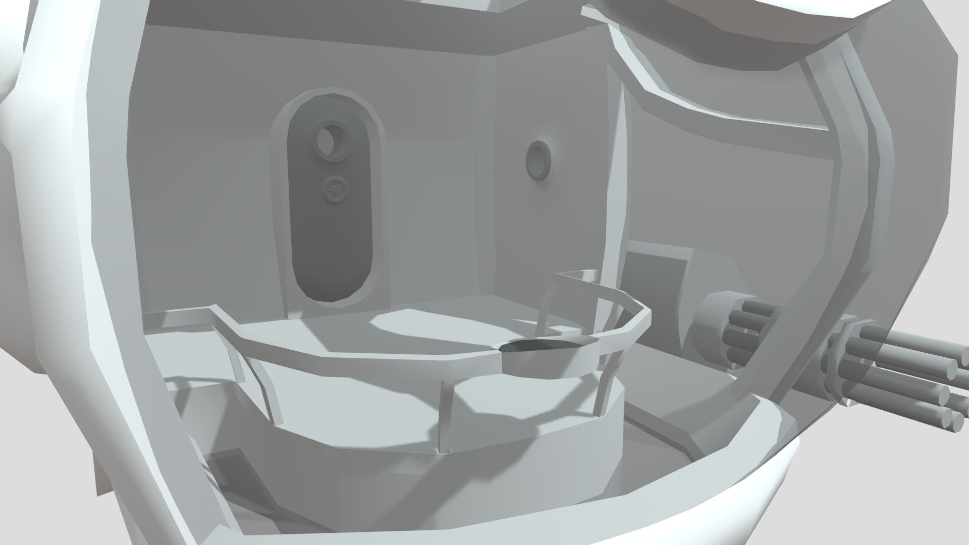 Spaceship prototype - 3D model by paterance [3138607] - Sketchfab