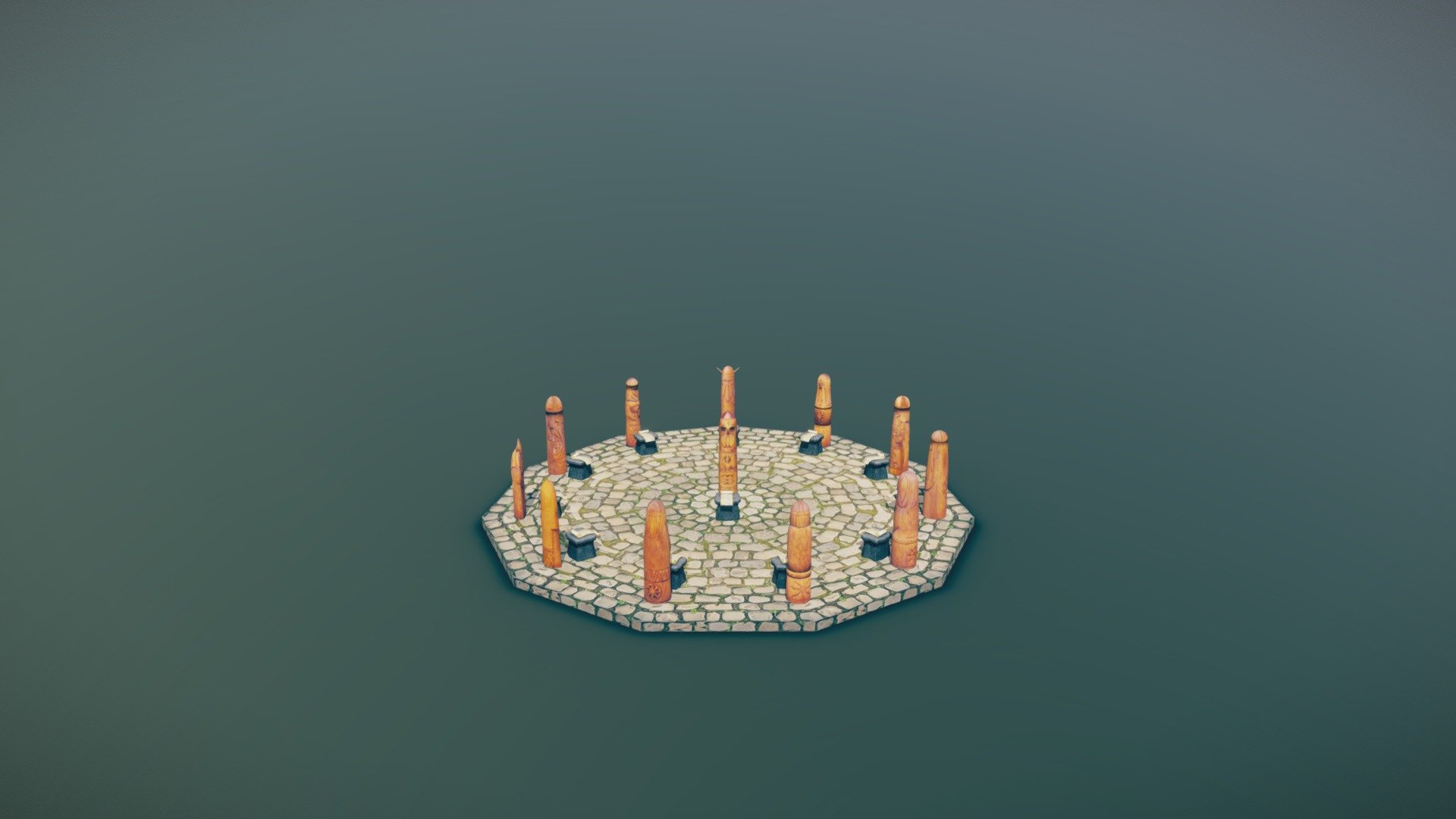 Slavic Pagan Temple - 3D model by Vitalii Yevsovych (@Onnix) [3138e4e ...