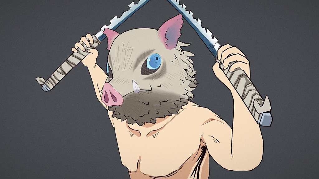 demon slayer - A 3D model collection by M.N.S - Sketchfab