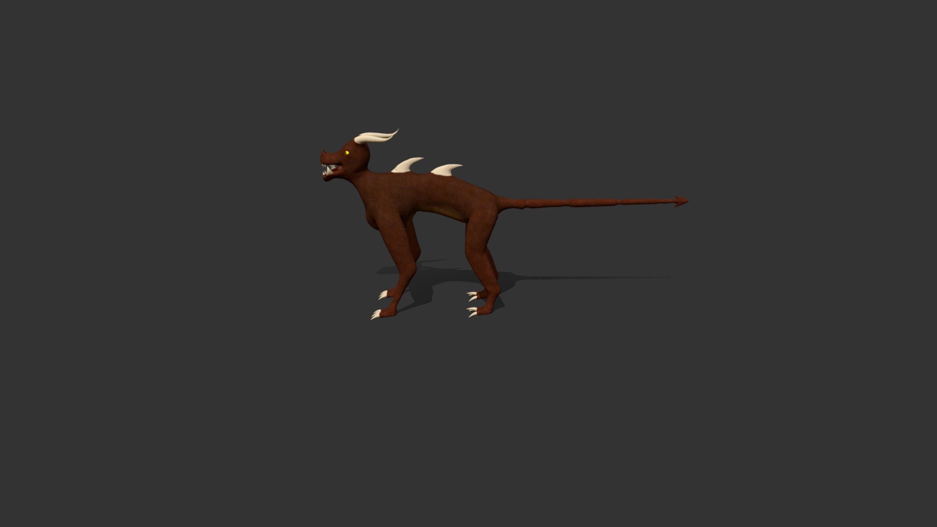 Quadruped Creature - 3D model by akamaru01 [313a282] - Sketchfab