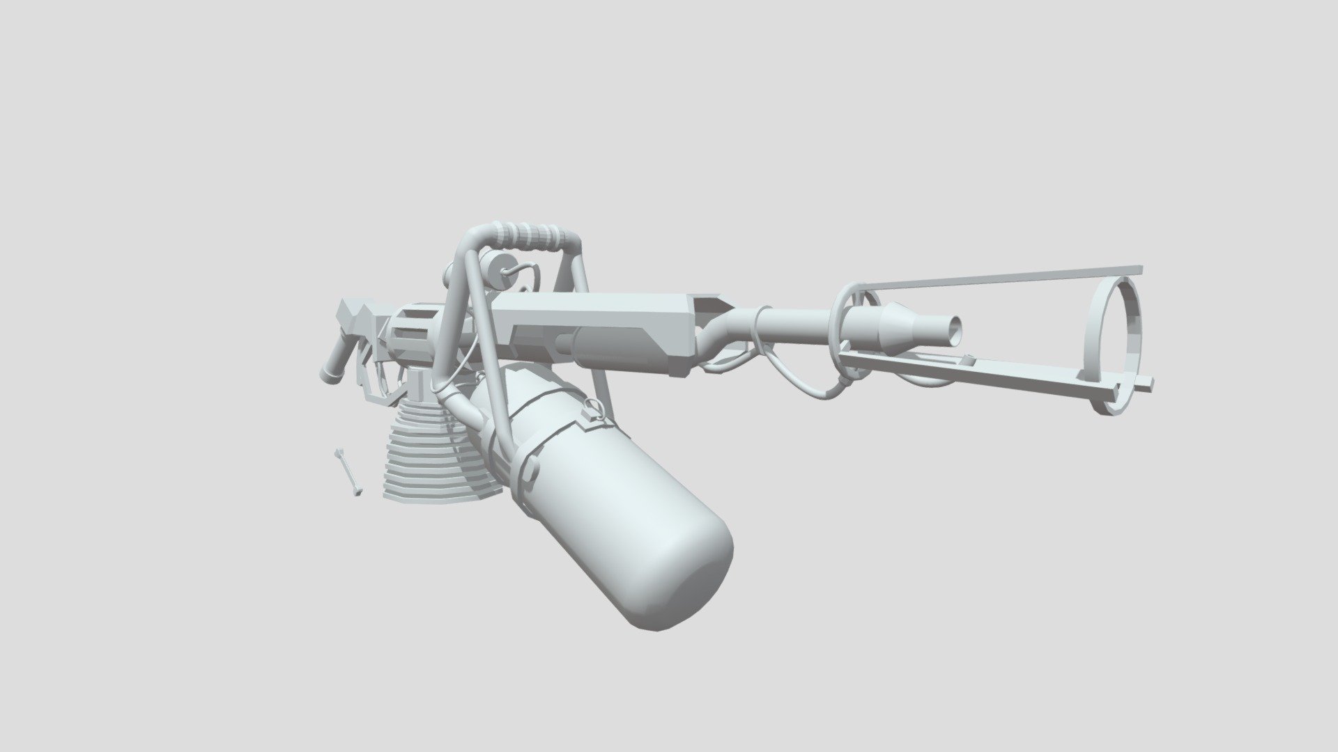 Flamethrower - 3D model by Laurens_Respaillie [313ed3c] - Sketchfab