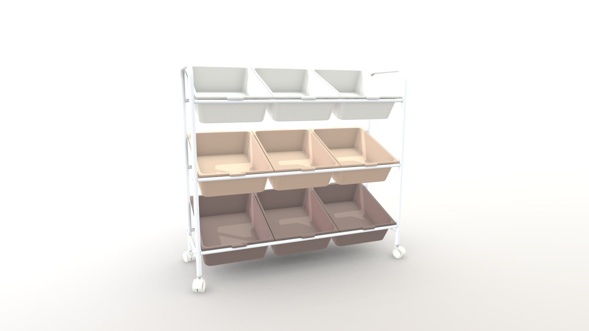 Mori open trolley 3 steps - Buy Royalty Free 3D model by interior model ...