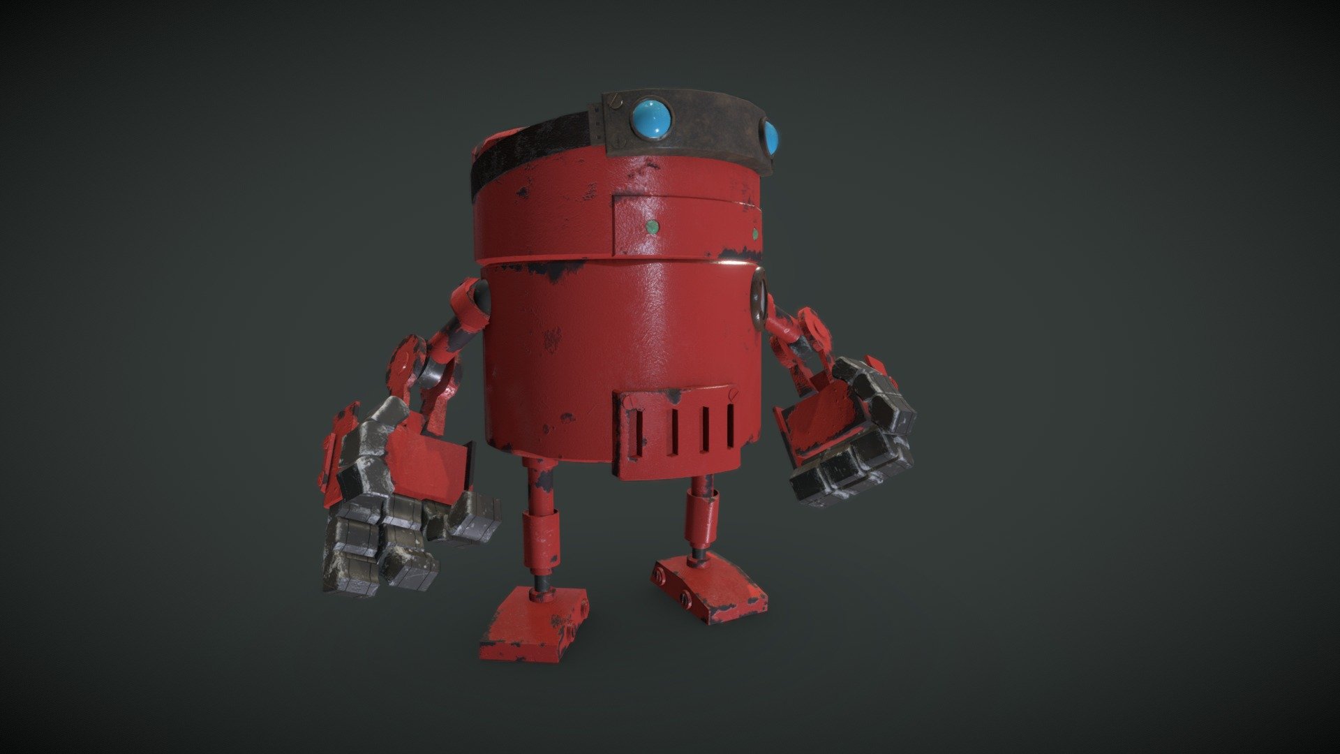 RedRobo - 3D model by vraeno [3140c13] - Sketchfab