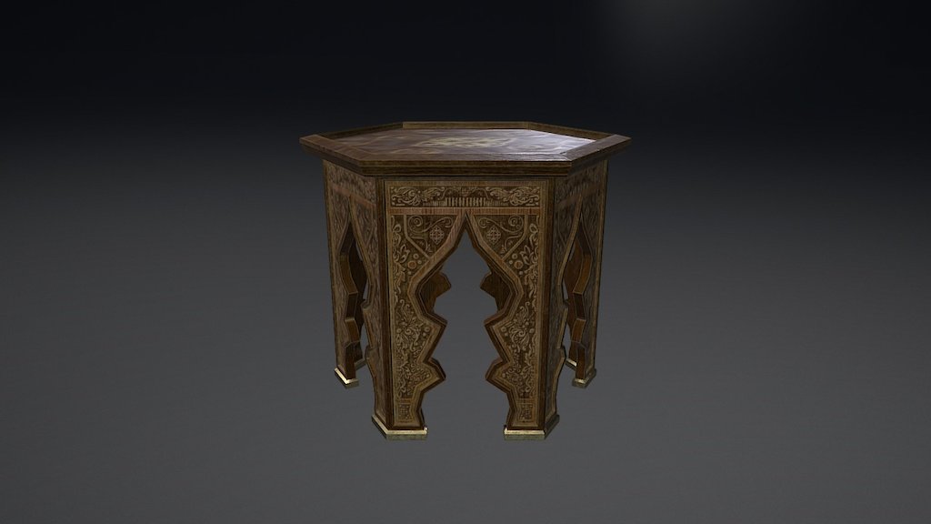 arab table - A 3D model collection by nakkaseee - Sketchfab