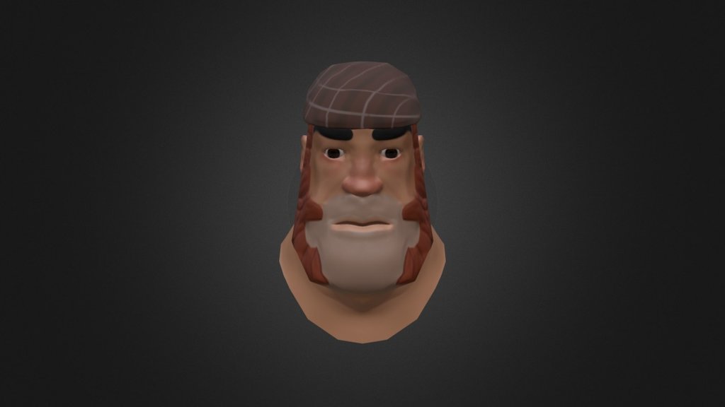 Low poly Face - 3D model by AdamSamson [314220e] - Sketchfab