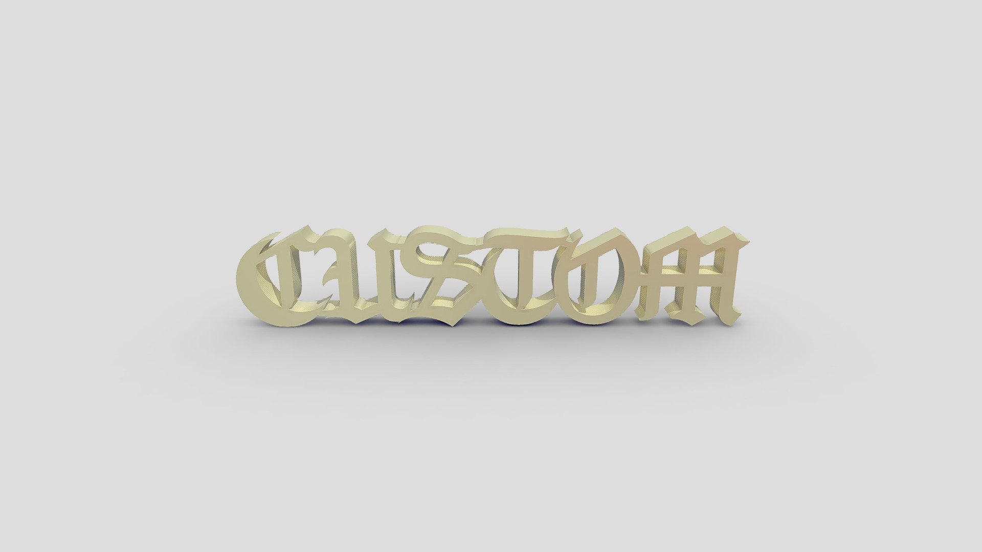 Mini Nameplate - Download Free 3D model by Automic Gold (@automic-gold ...
