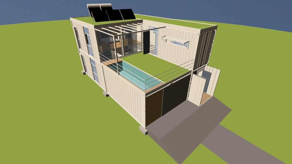 Container Van - A 3D model collection by lishechen - Sketchfab