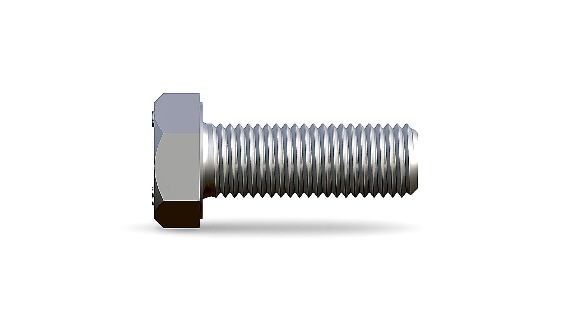 HEX BOLT - 3D model by Engineering Edge (Singapore) Pte Ltd (@eedgesg ...