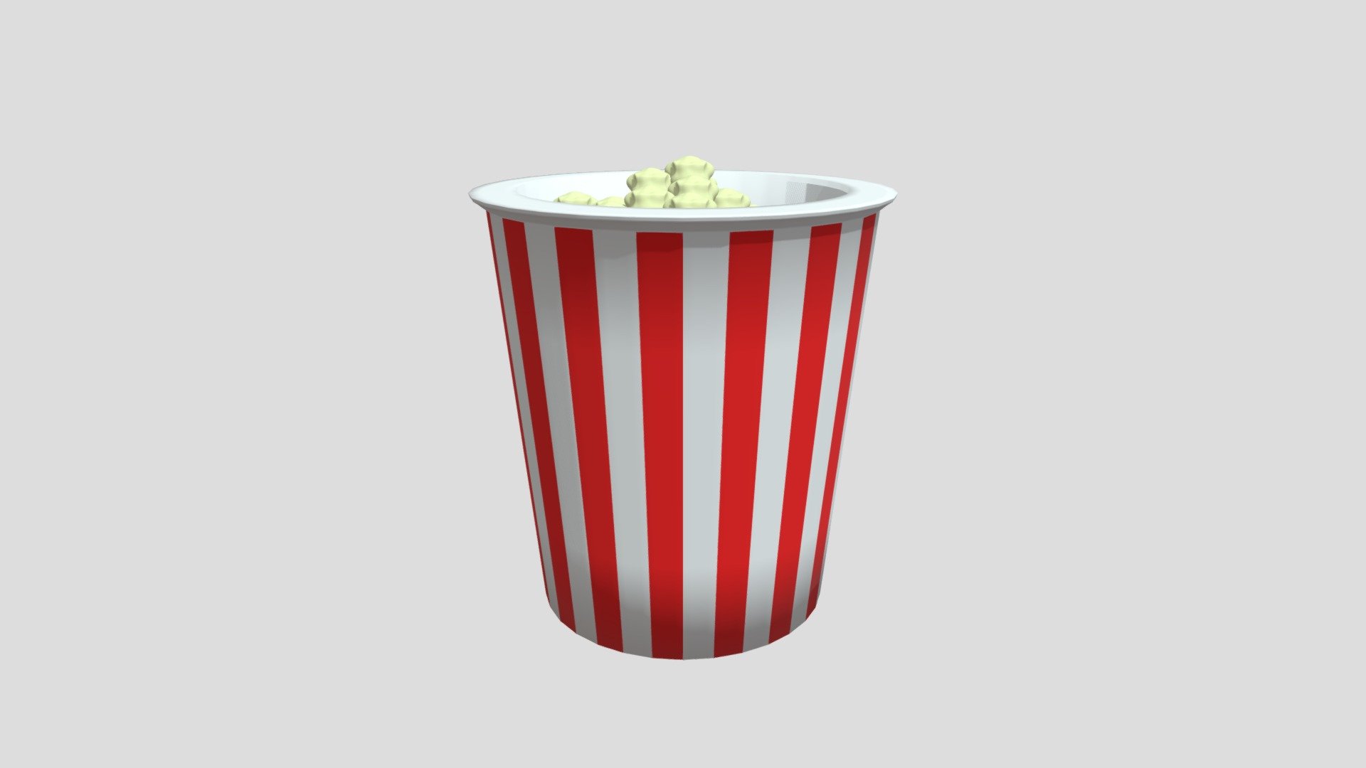 Popcorn - Download Free 3D model by Arch-Mania (@userblender6) [31464a9 ...