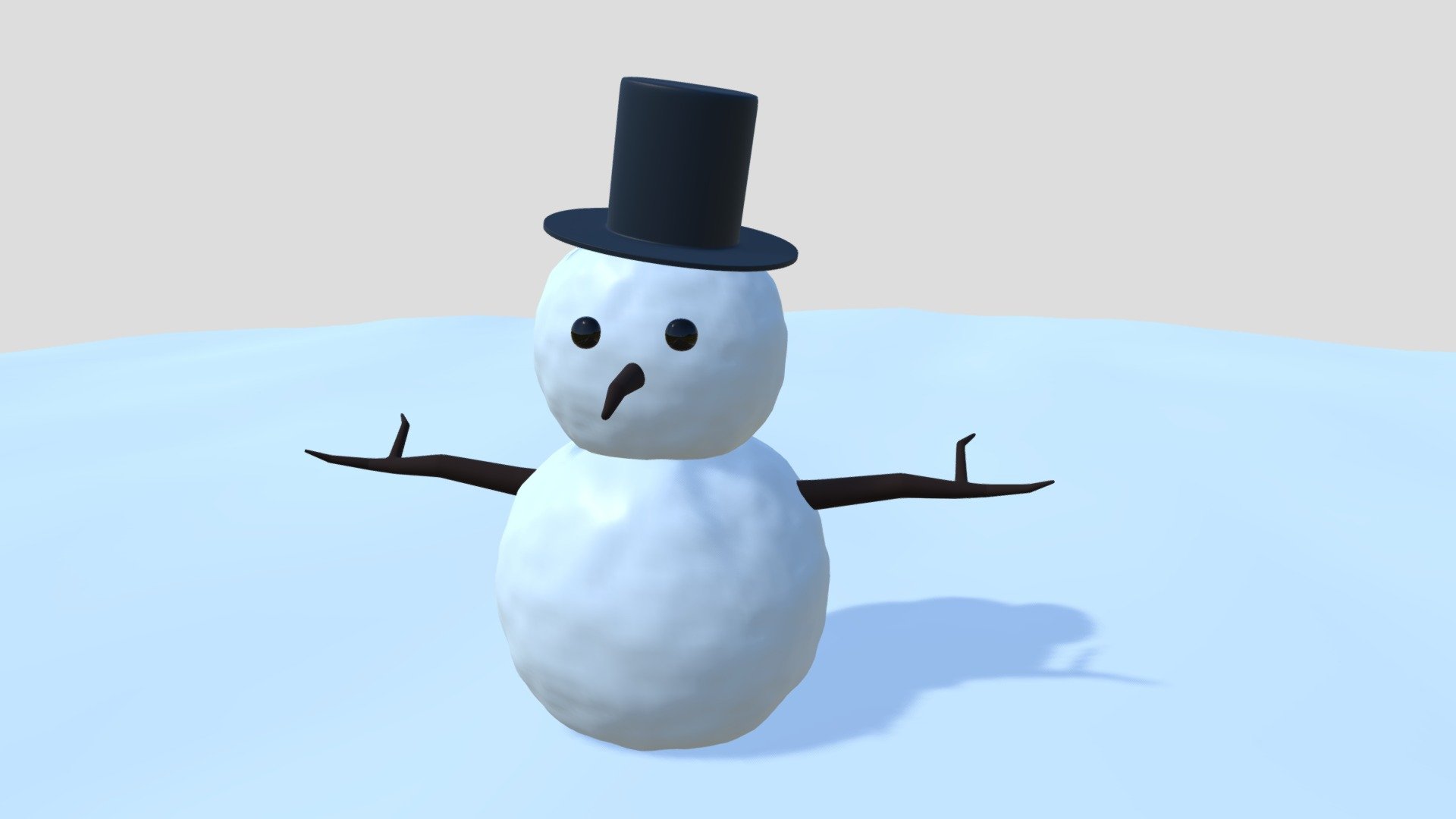 Snowman - Download Free 3D model by nayeemdewan007 [31465be] - Sketchfab