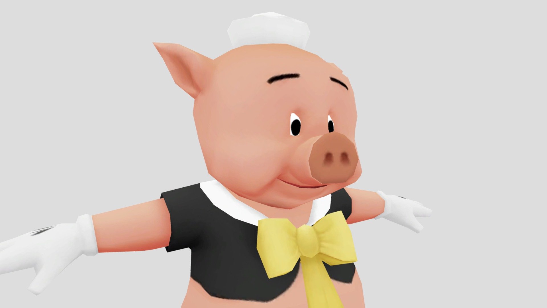 Fifer Pig - Download Free 3D model by ThisIsntAPerson [3147938] - Sketchfab