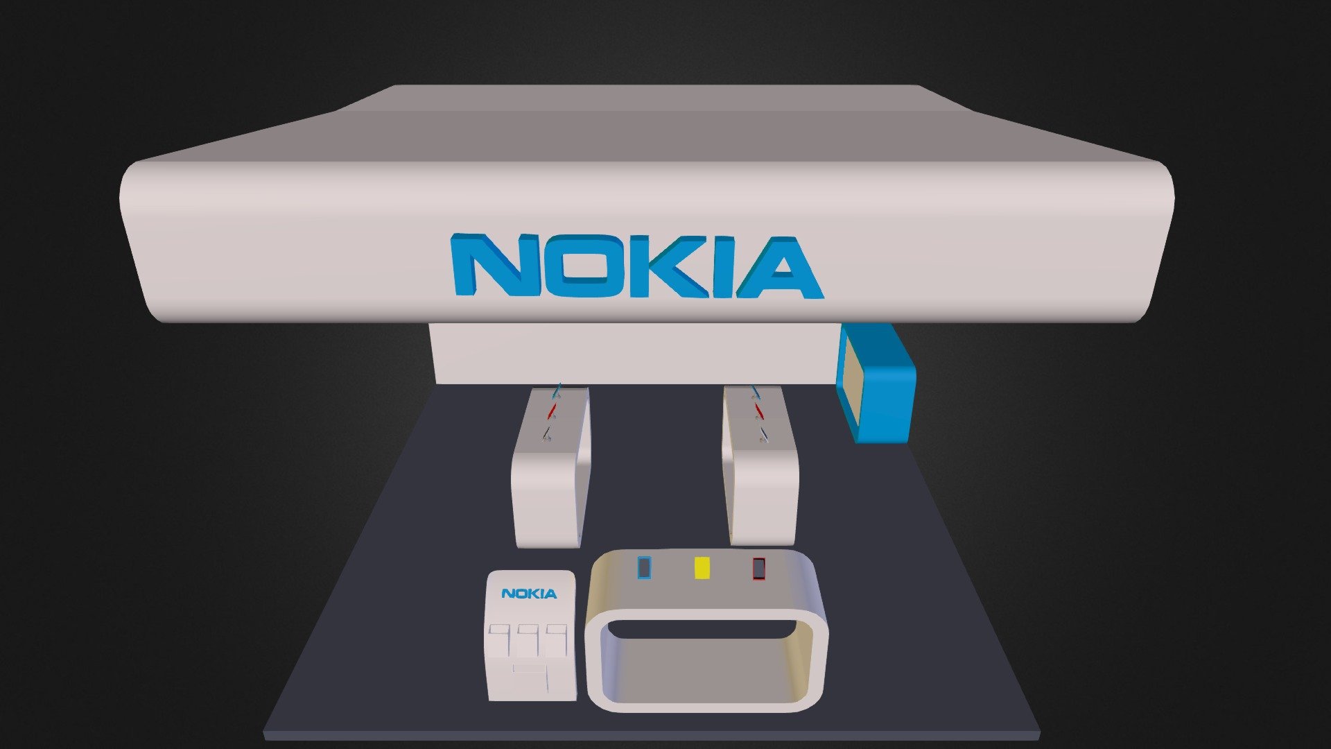 Exhibition Booth Quek - 3D model by imme [31480eb] - Sketchfab