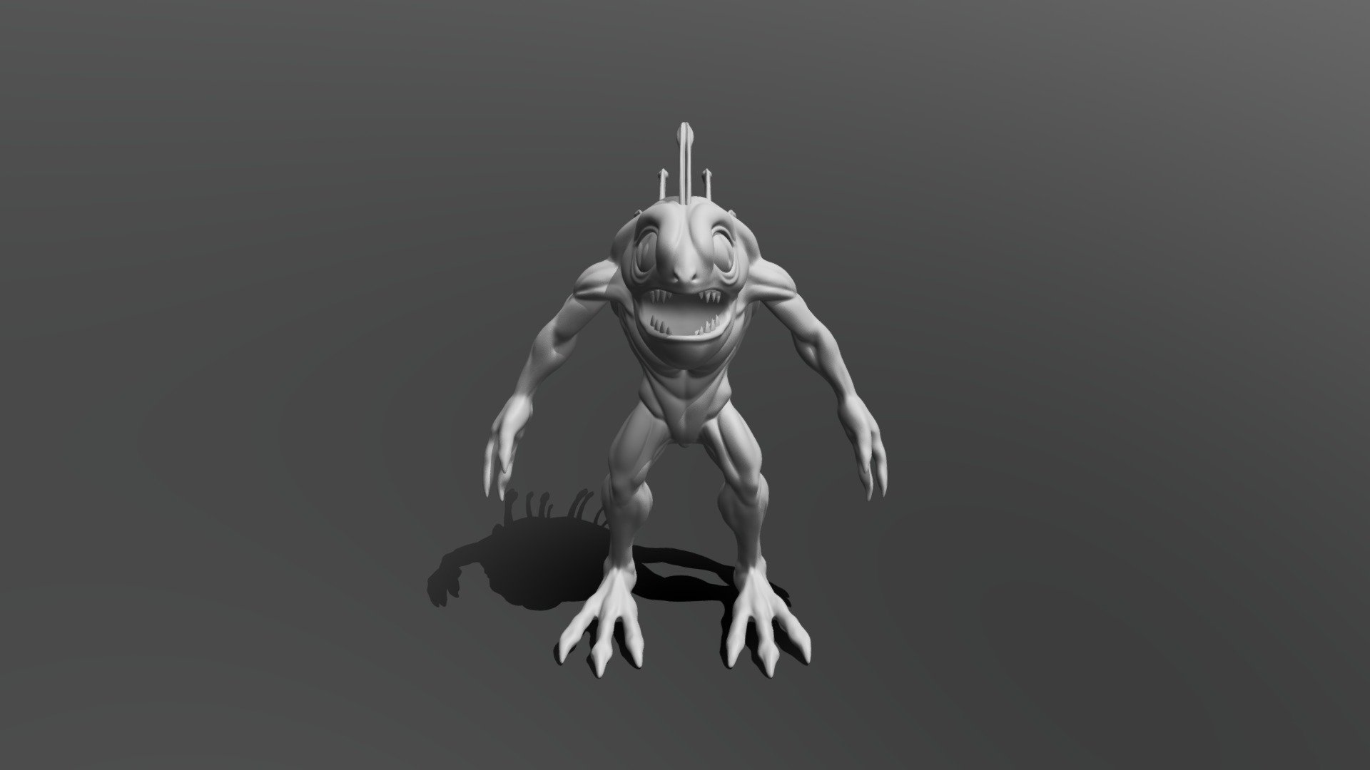 Murloc (low poly) - 3D model by shrpshtrcota [31482d5] - Sketchfab