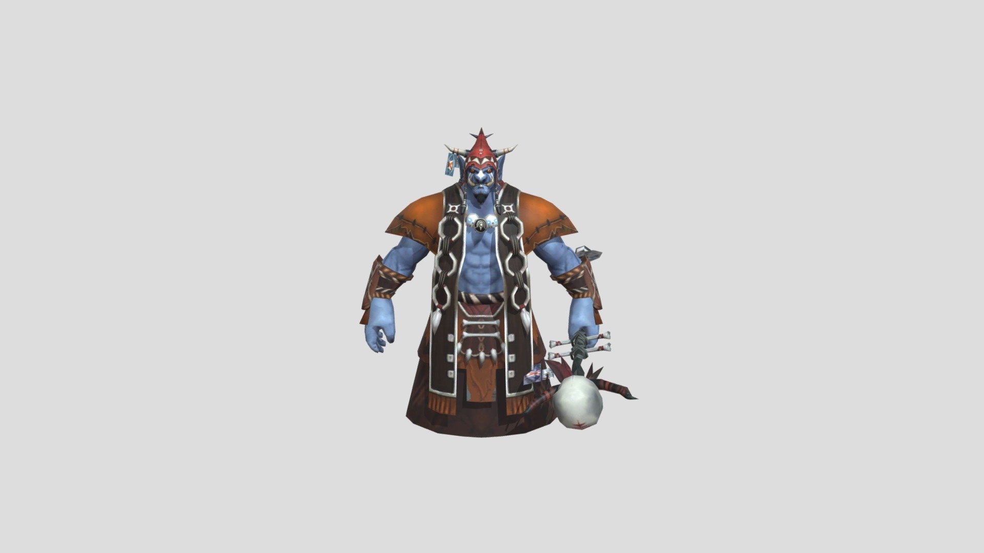 Monster_ Orc_ Shaman_ Vari01 King's raid - Download Free 3D model by ...