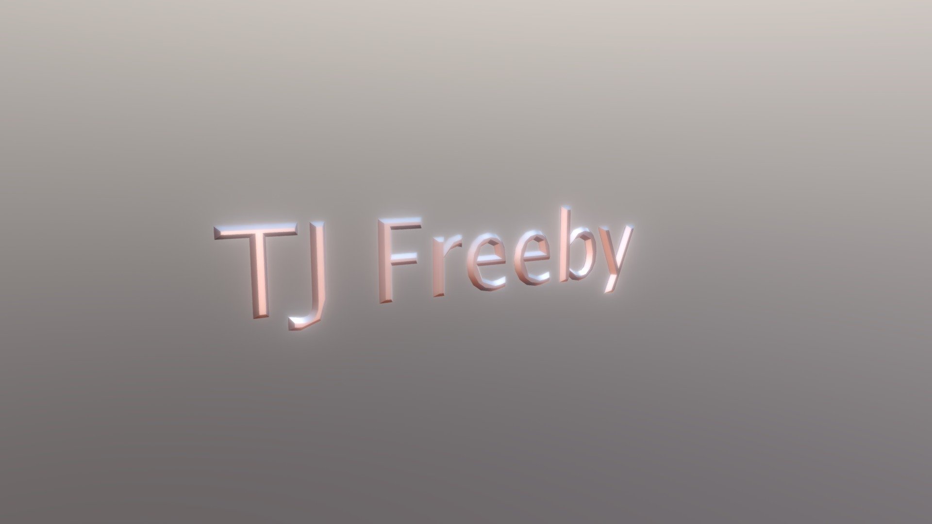 TJ name - 3D model by LT_Freebs [3149899] - Sketchfab