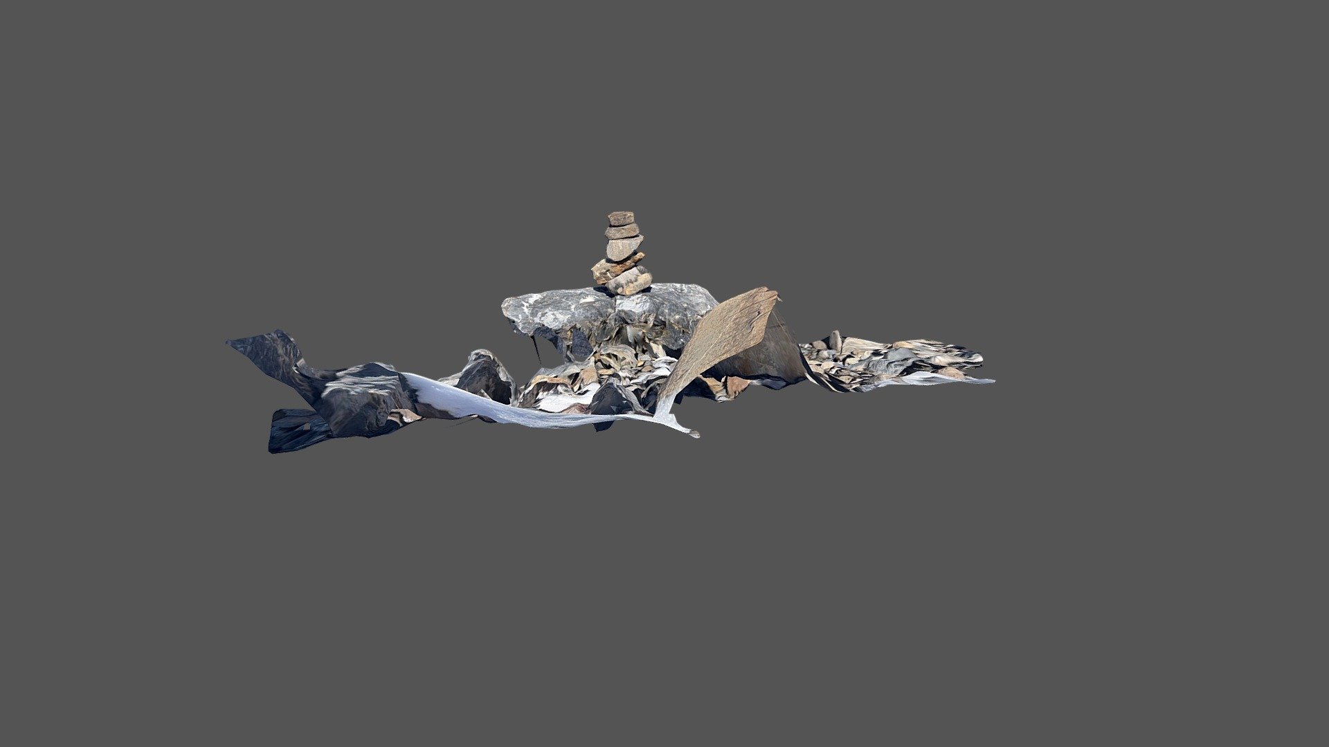 ケルン1/The cairn 1 - 3D model by taichikagami [3149947] - Sketchfab