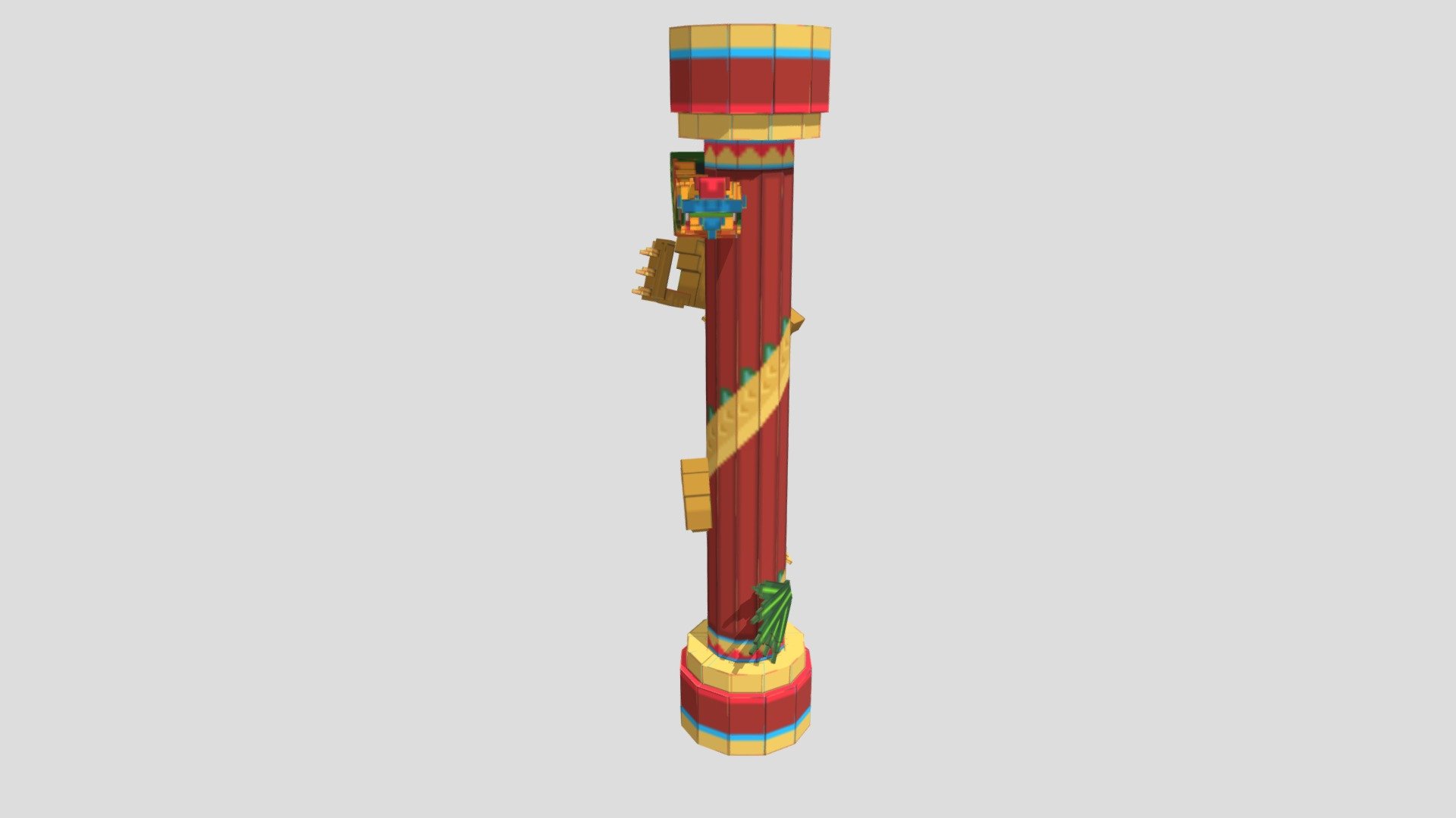 asian column dragon - 3D model by matvoxel (@matinmirhashemi775519 ...