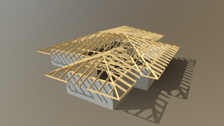 Trusses-roof 3D models - Sketchfab