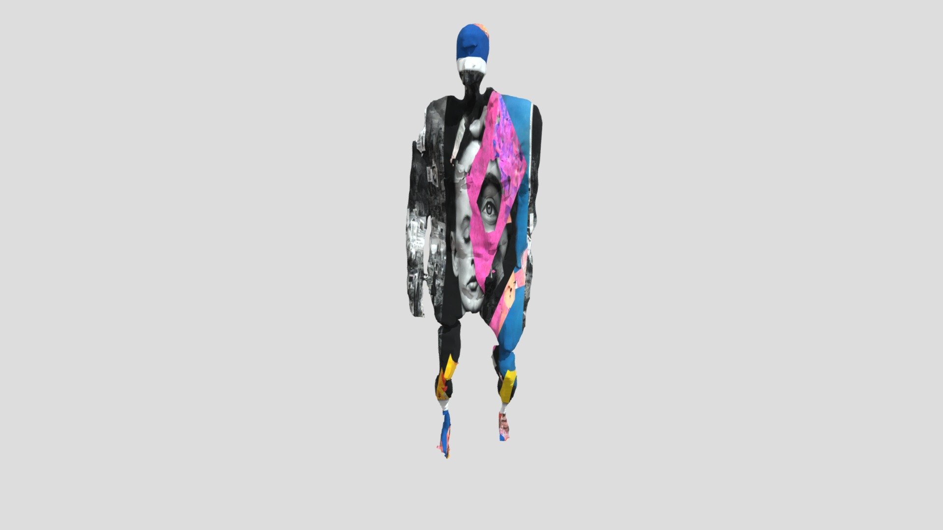 Collage Human 4 - Download Free 3D model by Second Sight Visuals ...