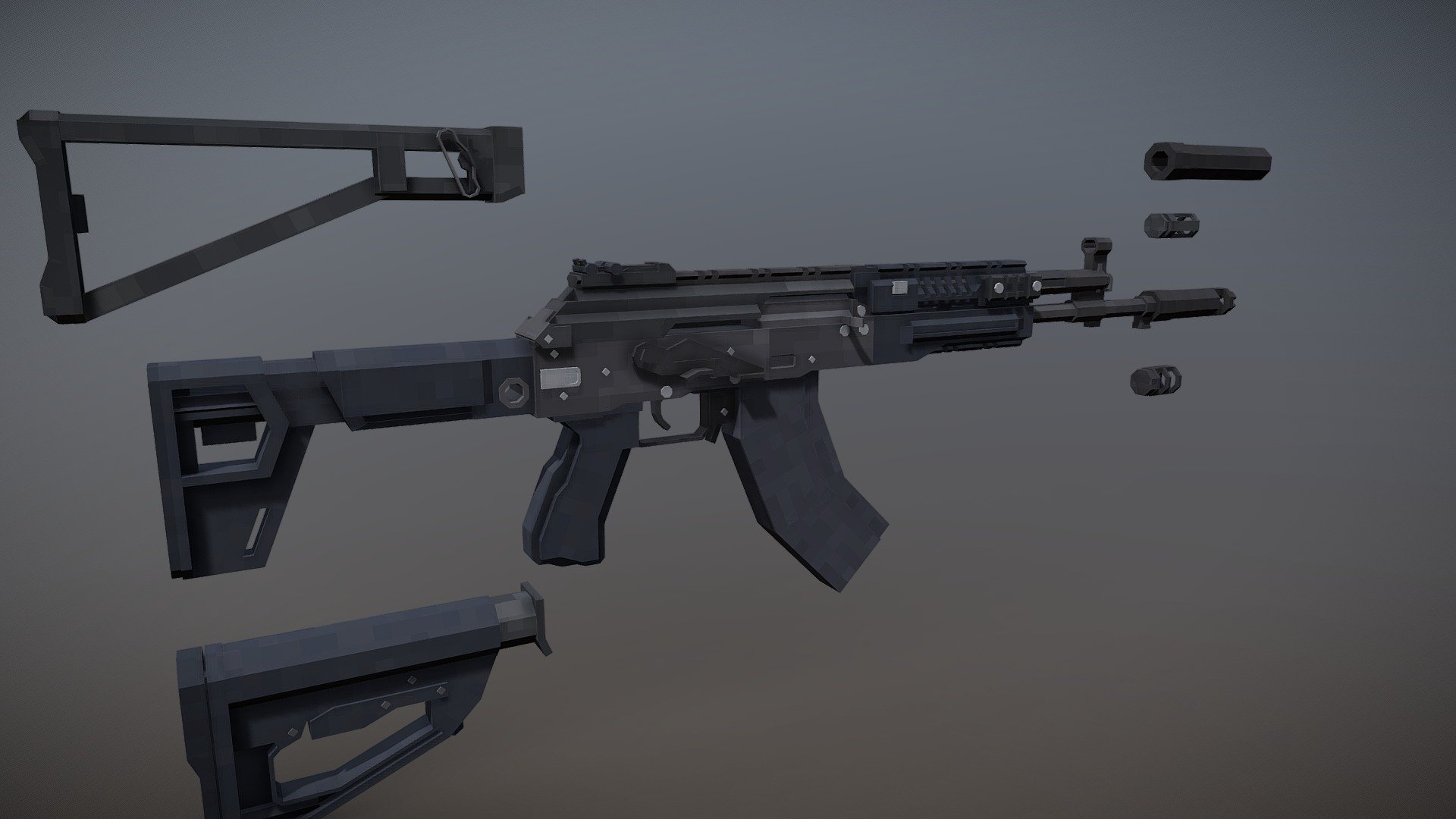 AK15 - 3D model by CanberraLamb (@Pos_2333) [314e8db] - Sketchfab