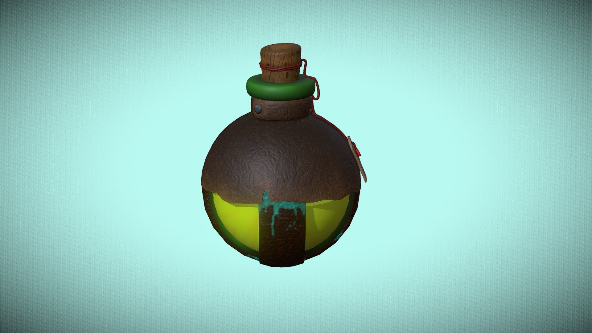 Stylized Potion Bottle - 3D model by GHutch7734 [314f4e3] - Sketchfab