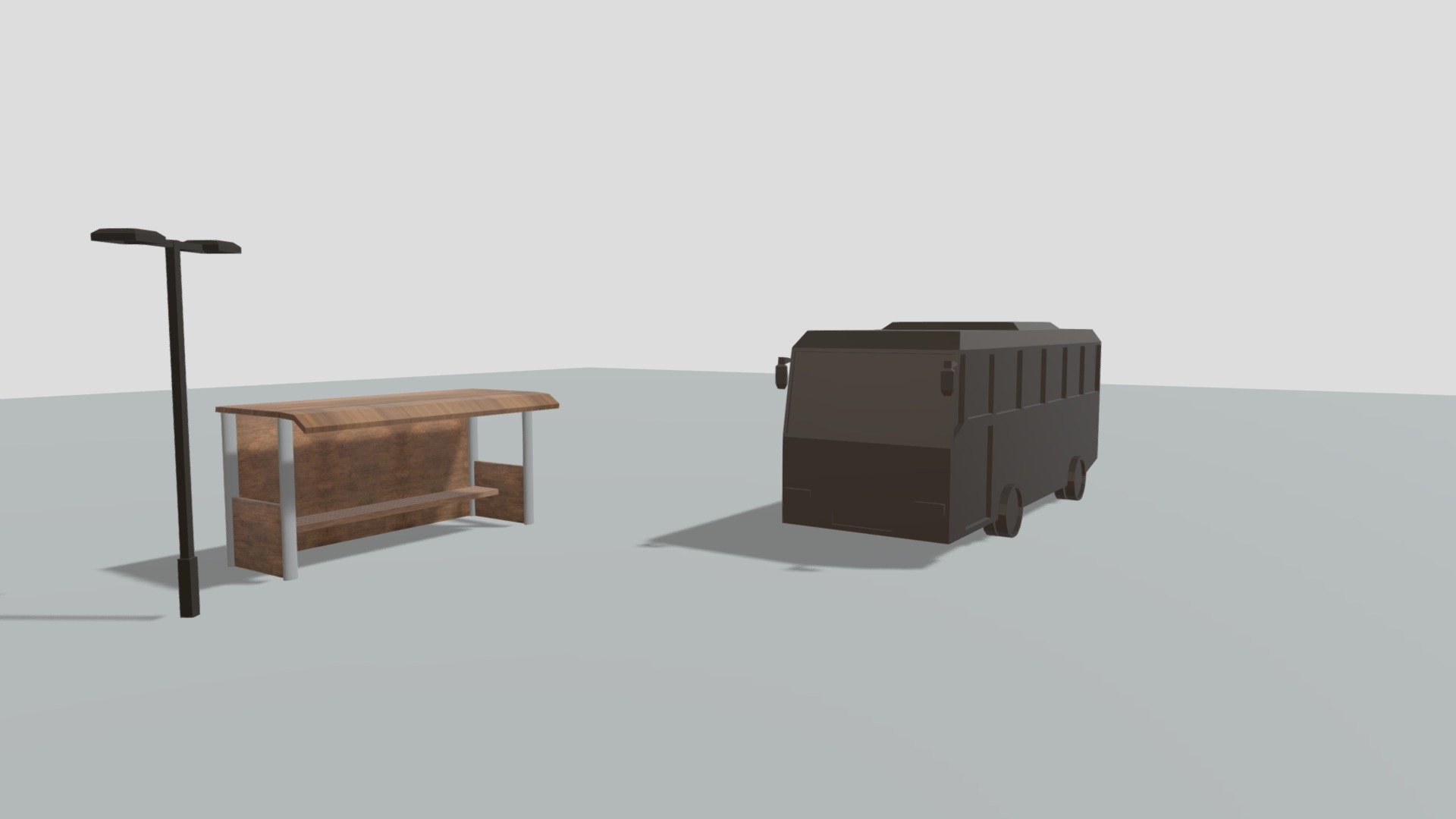 BUS STATION - 3D model by Alexandra Cristiana (@Ale_Alexandra97 ...