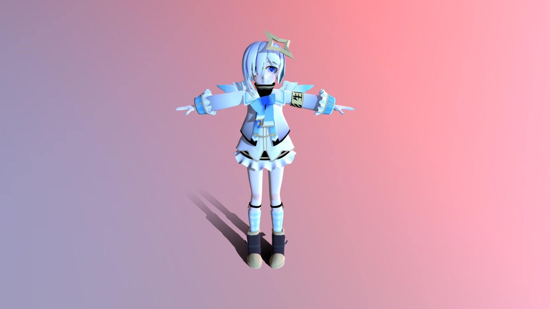 Amane_Kanata_Hololive - 3D model by WenAditiya [3153a49] - Sketchfab