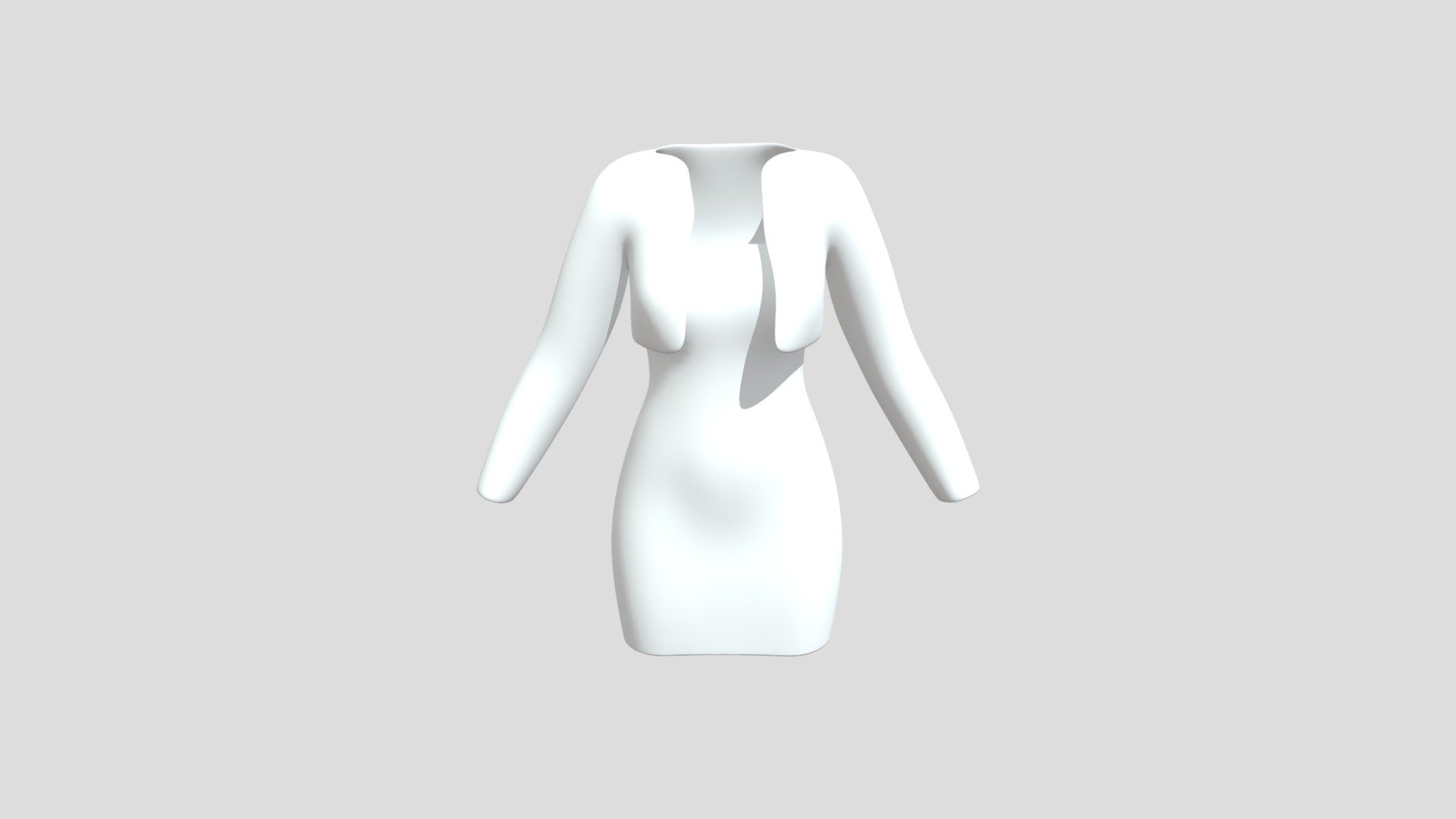 A jacket with a dess - Download Free 3D model by SayuriCreatesStuff ...