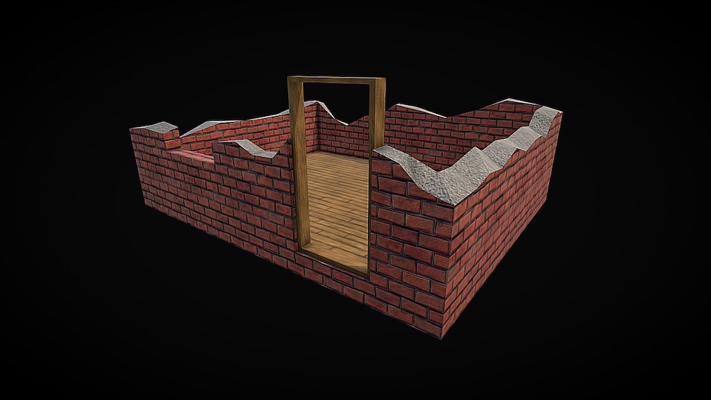 Broken Home - 3D model by CookieNoir [31599c1] - Sketchfab