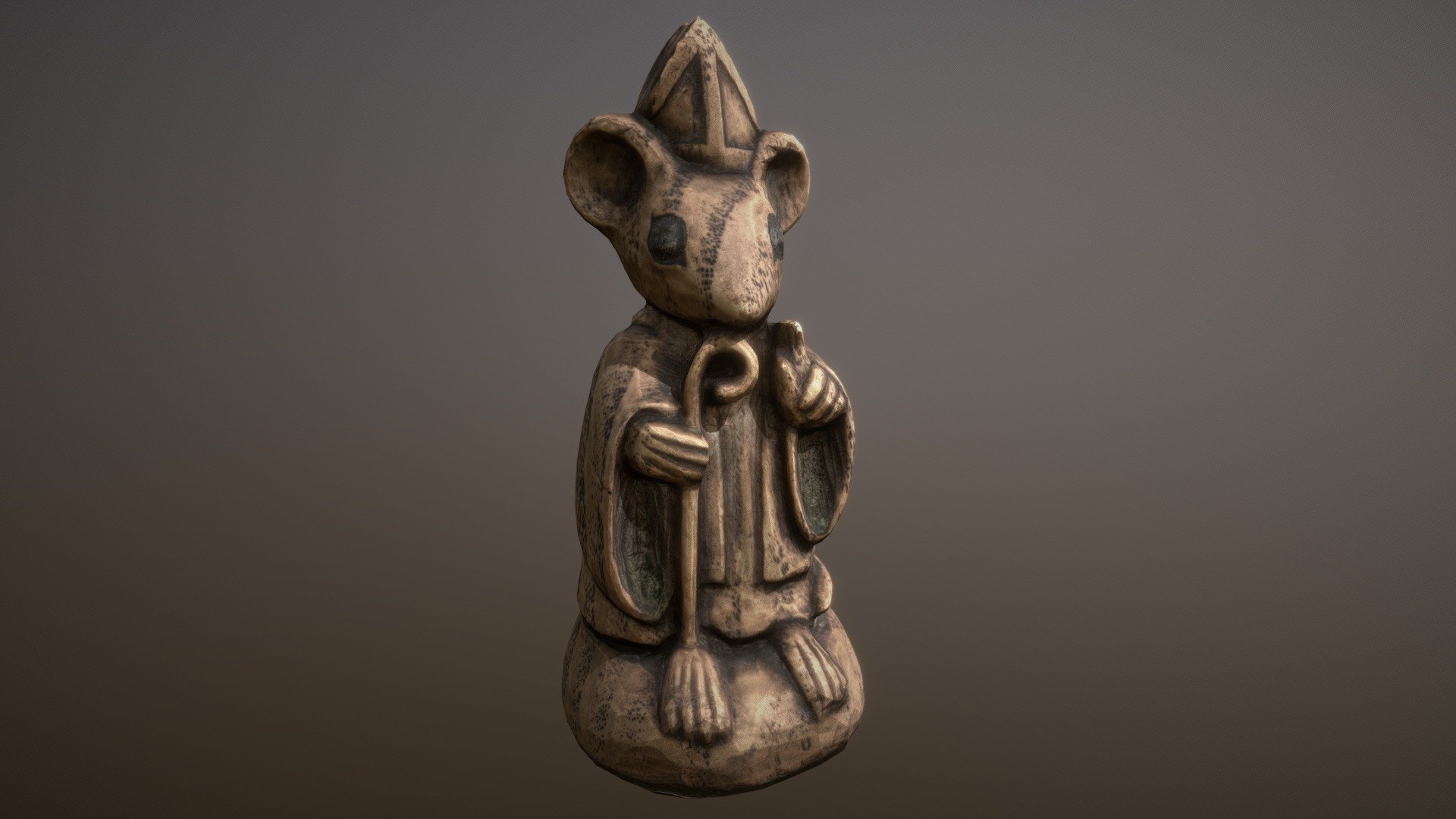 Mouse Statue | Photogrammetry - 3D model by YellowBrick3d [3159b50 ...