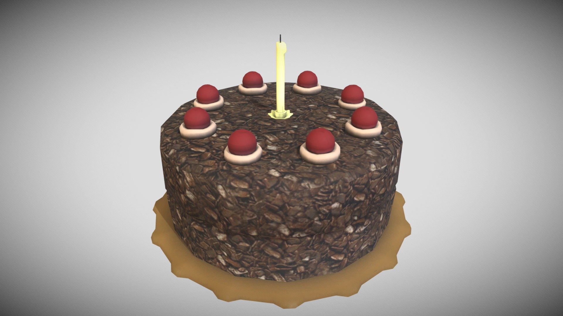 Portal Cake - Download Free 3D model by Portaller (@ayo87) [3159bfb ...