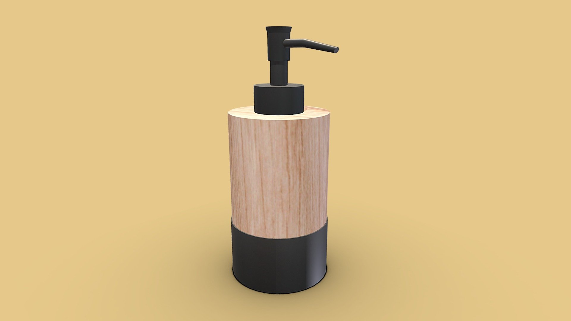 Minimal Wood Soap Dispenser - Low Poly - Download Free 3D model by ...
