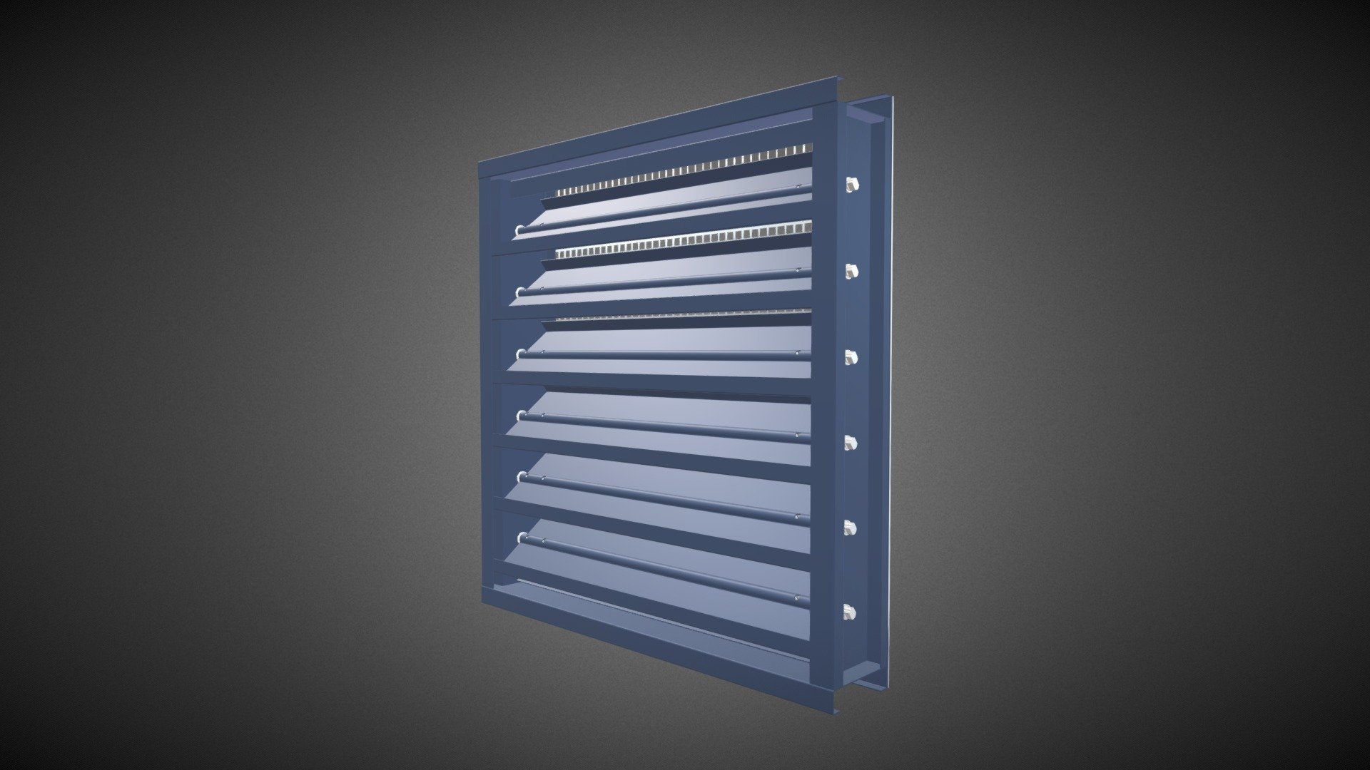 1704AD Louver - 3D model by Nailor [315f3fb] - Sketchfab