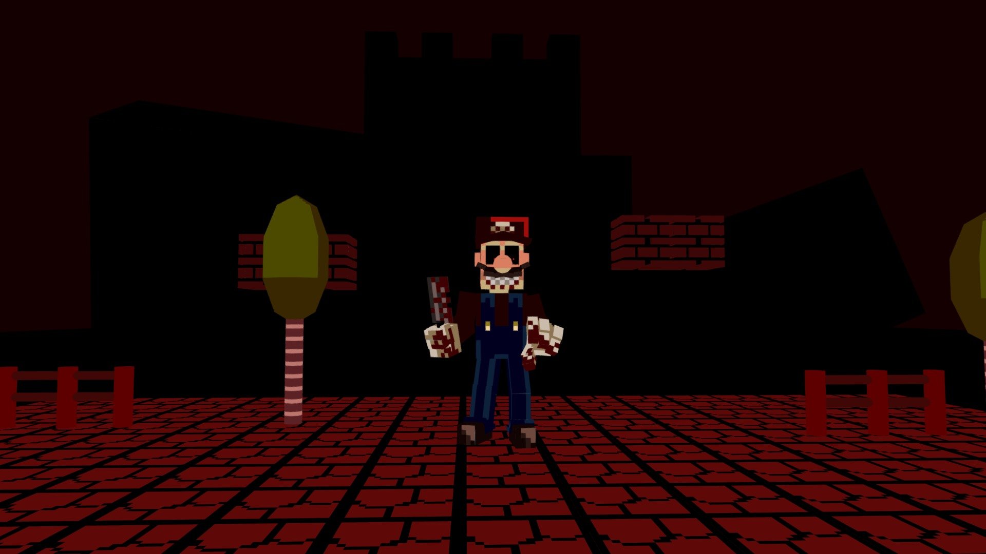 M/Super Horror Mario (Its-A-Me) -Mario's Madness - 3D model by I am the ...