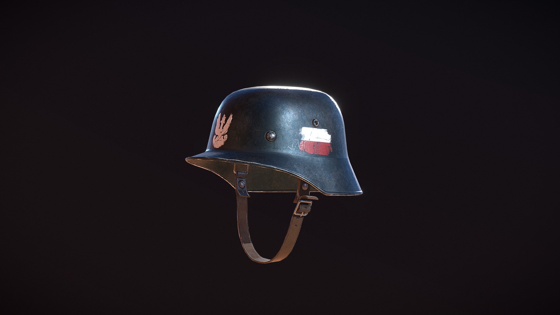 Warsaw Uprising Polish helmet - 3D model by wilsz95 [3160c20] - Sketchfab