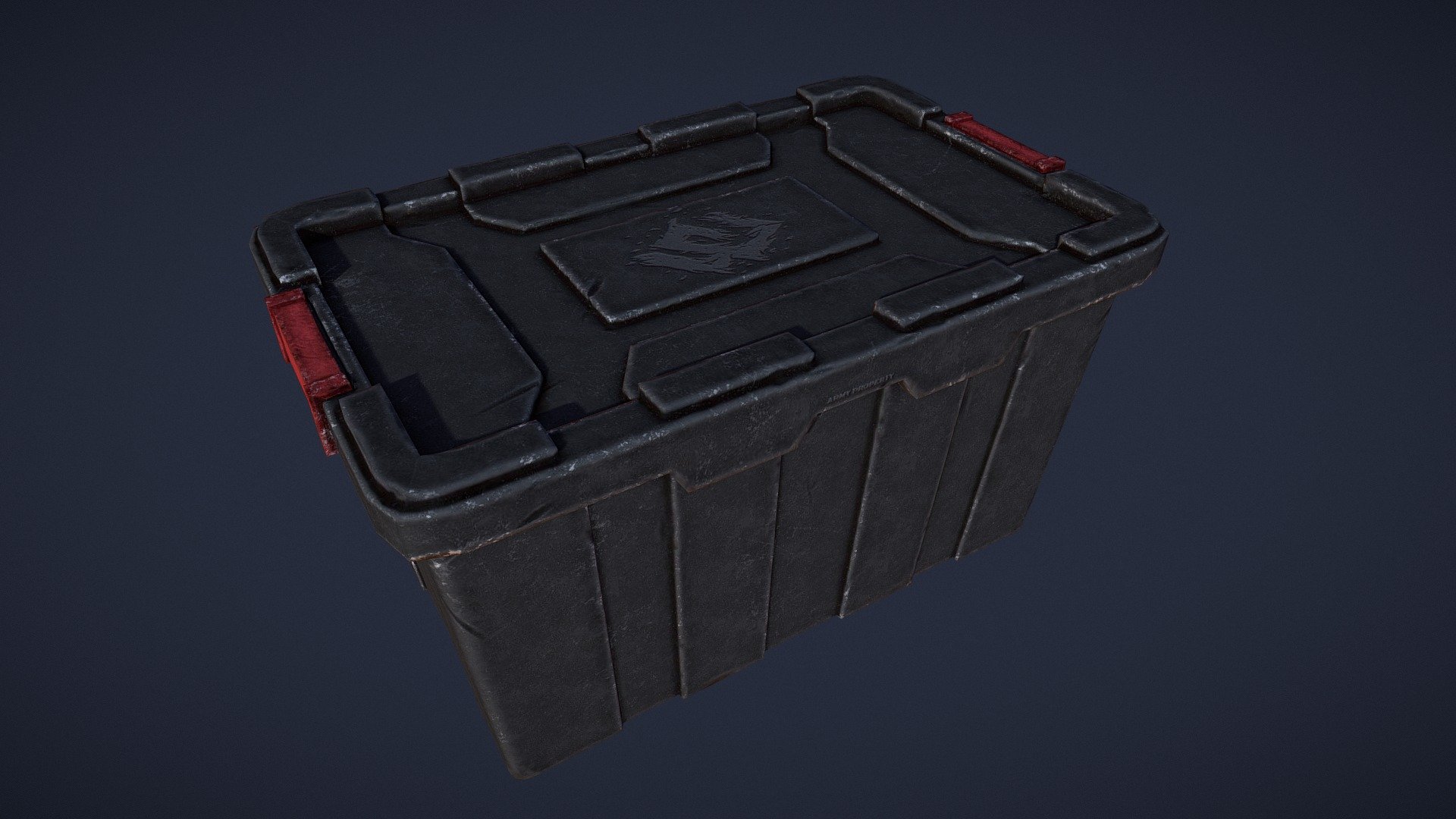 Army Box - 3D model by Alvaro Wagner (@Distroierd) [3161db6] - Sketchfab