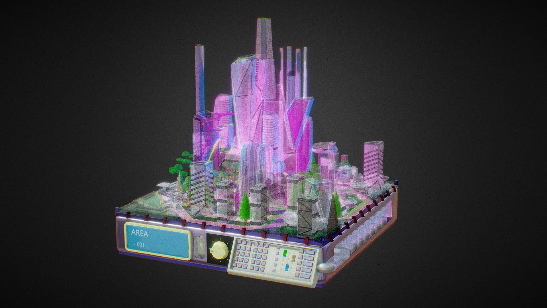 Holographic City Generator - Buy Royalty Free 3D model by TankStorm ...