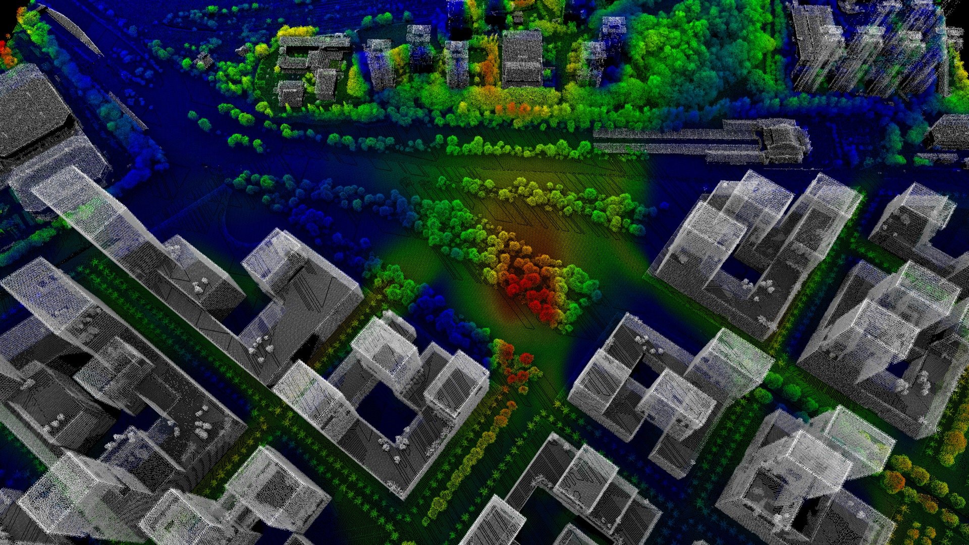 Wind speed analysis on altered point cloud model - 3D model by Philipp ...