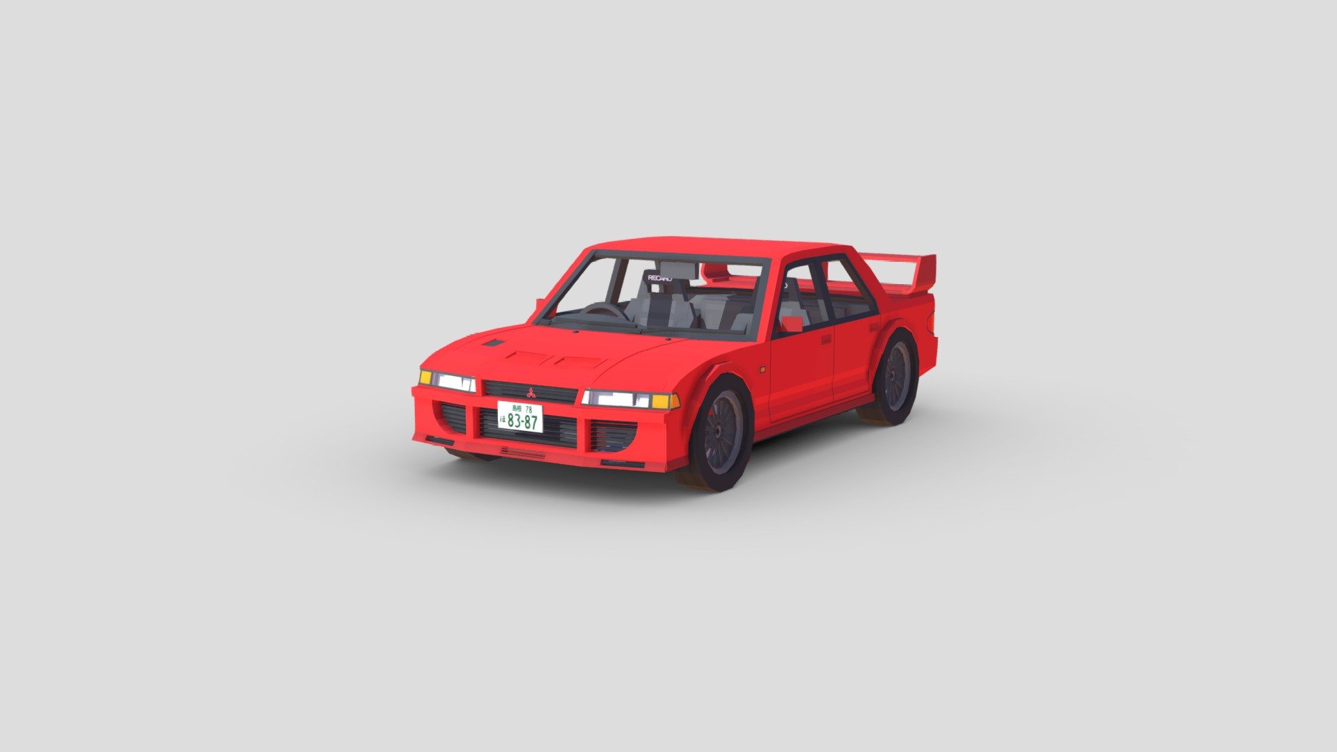 Mitsubishi Lancer Evo III (Minecraft) - 3D model by ashminggu [3167abc ...