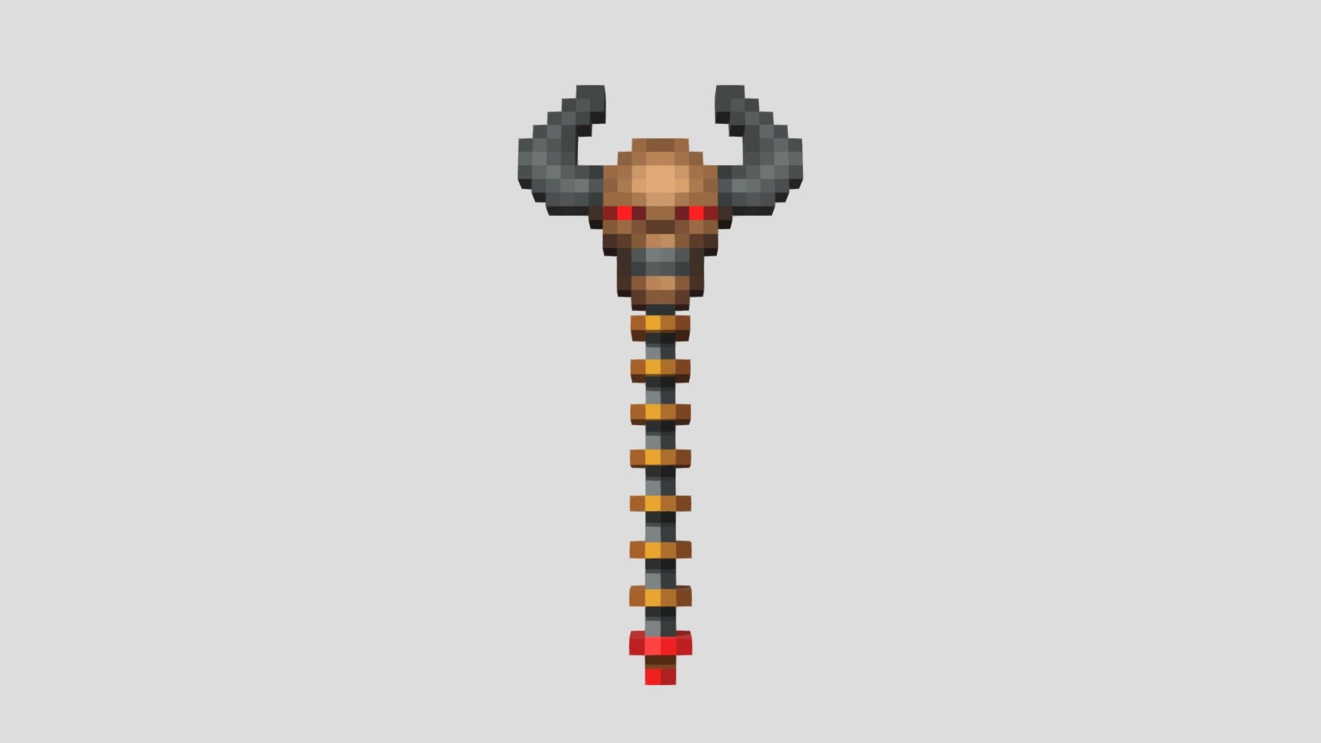 HellStaff - Download Free 3D model by WaterColourCG [3167b5d] - Sketchfab