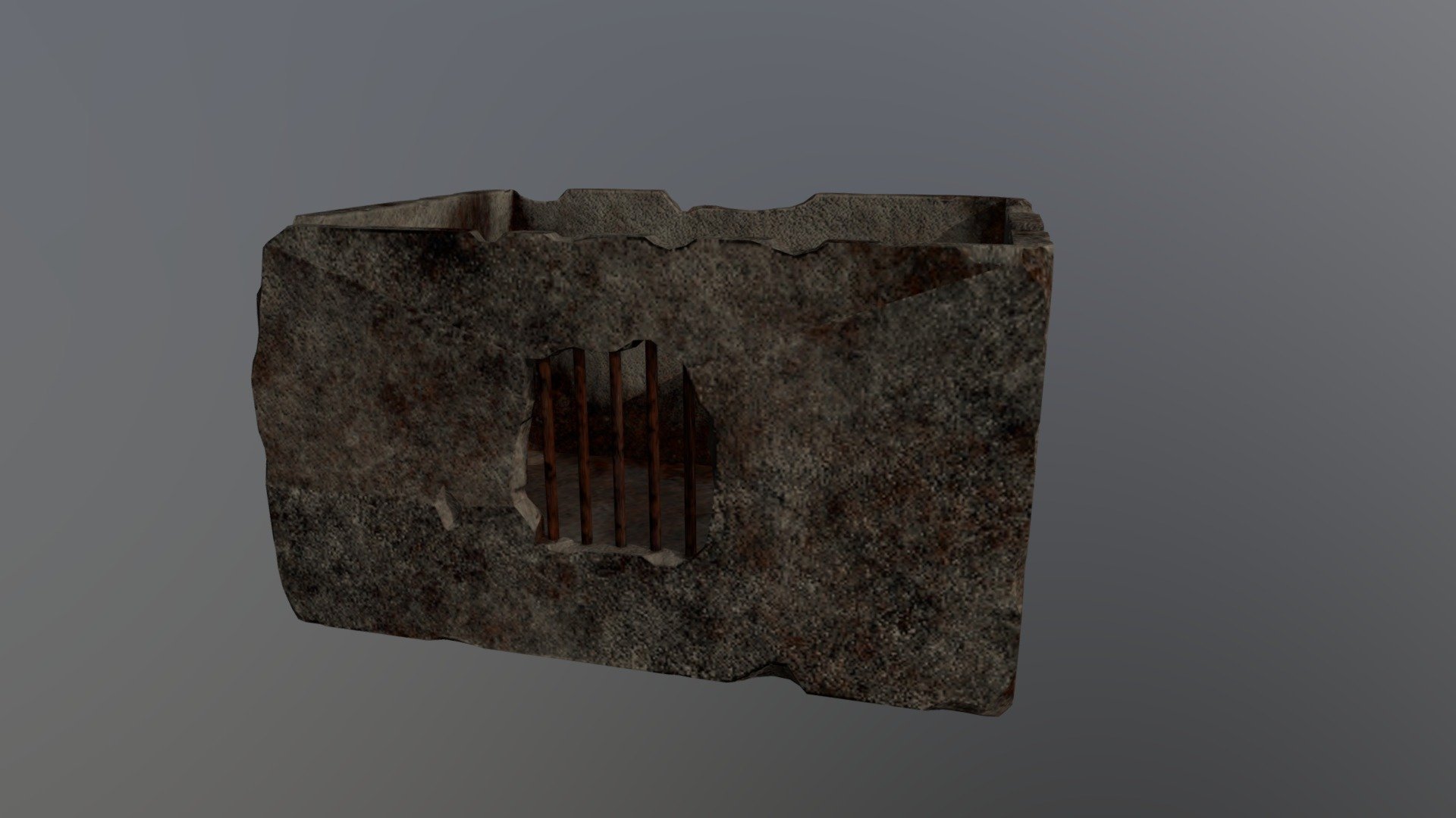 Prison style / concrete wall - Download Free 3D model by kira.is.real ...
