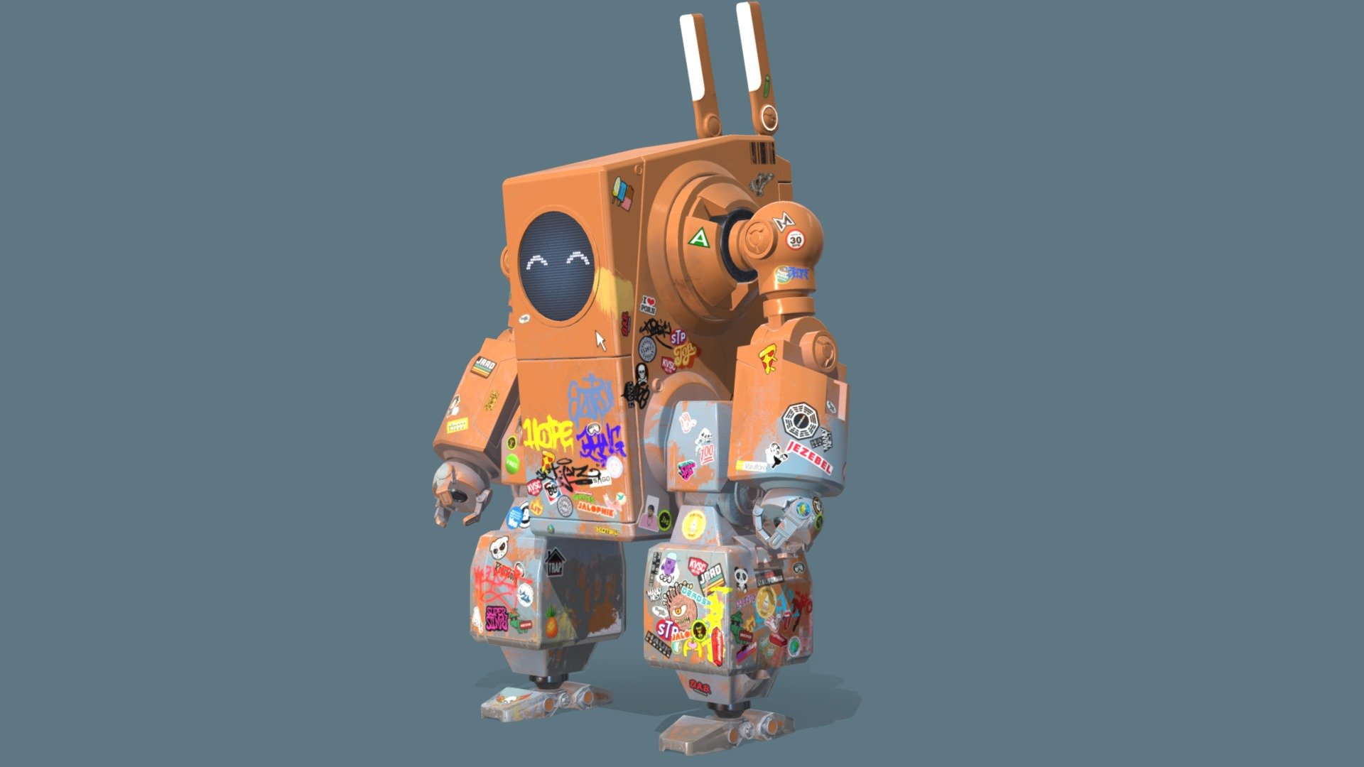 RoboRabbit V2 - Download Free 3D model by bauerband [316bdcb] - Sketchfab