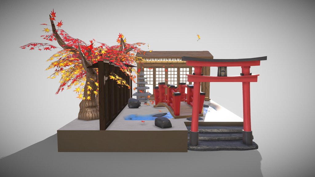 Japanese - A 3D model collection by kittypooldesigns - Sketchfab