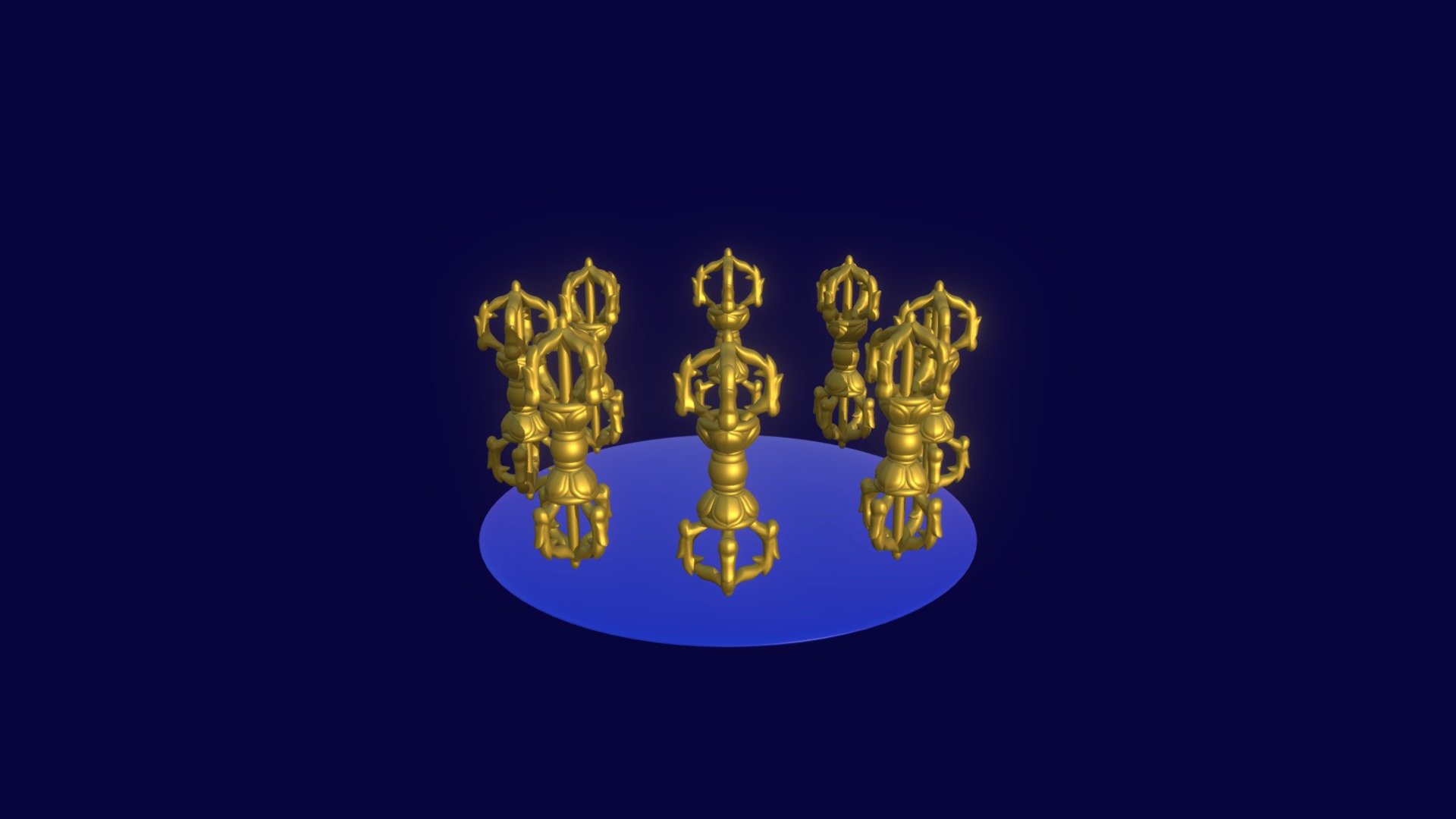 Horizontal Rotating Vajra - Download Free 3D model by katherinemunro33 ...