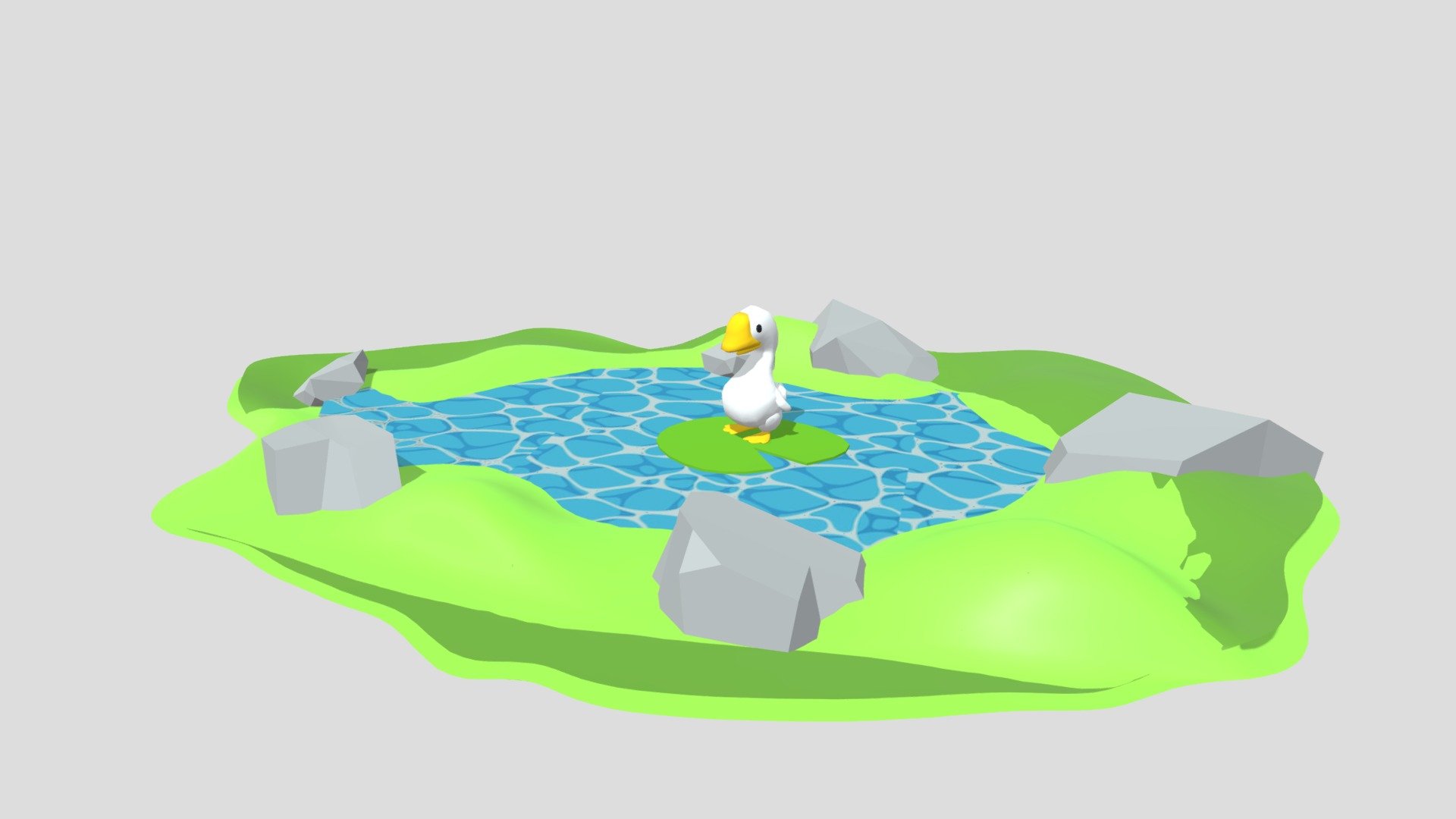 Ducky 3D - 3D model by BIGATWO [316f2ad] - Sketchfab