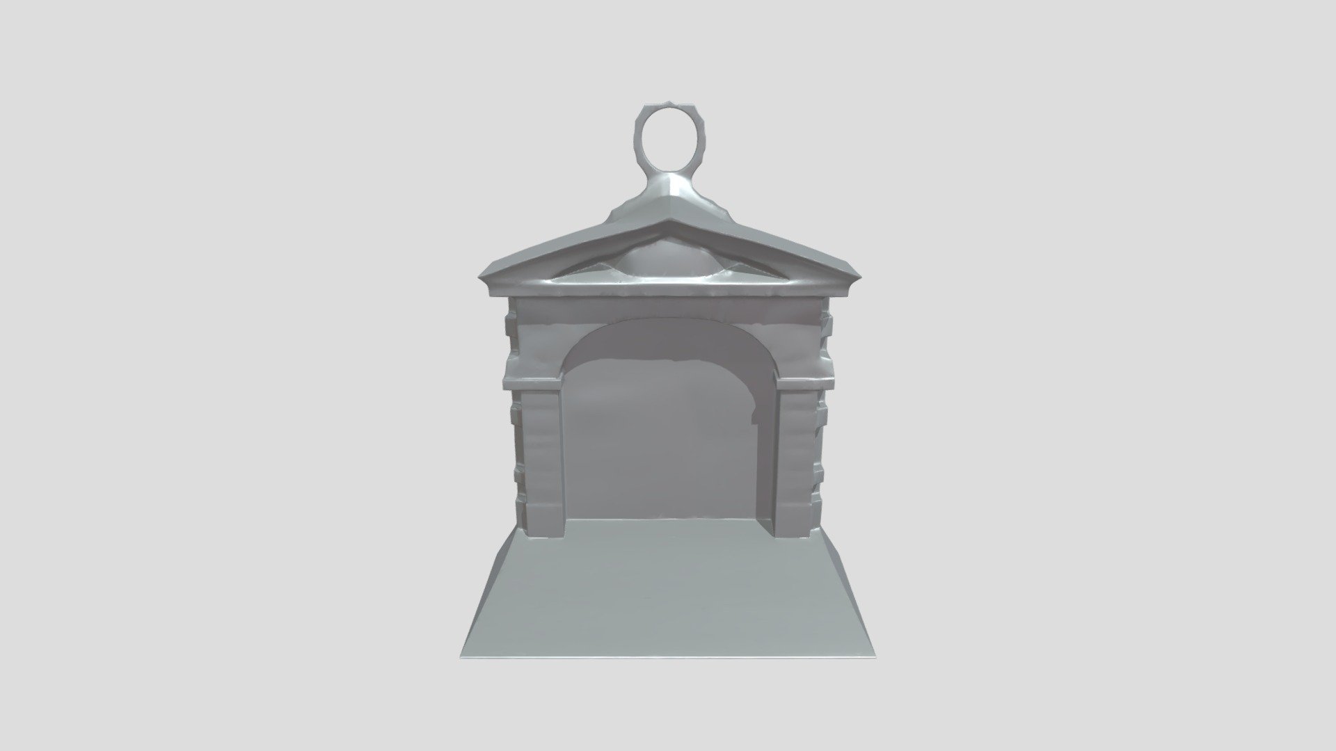 historic stone archway entrance - 3D model by wadum2015 [3170233 ...