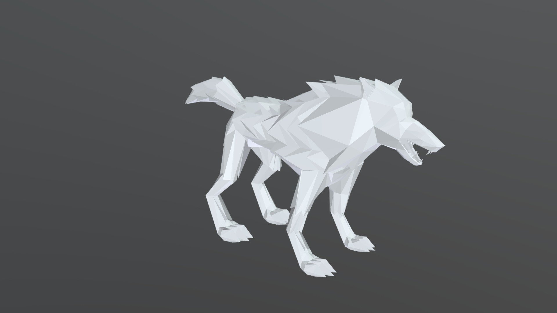 Faceted Wolf - 3D model by AlexLang [317033a] - Sketchfab