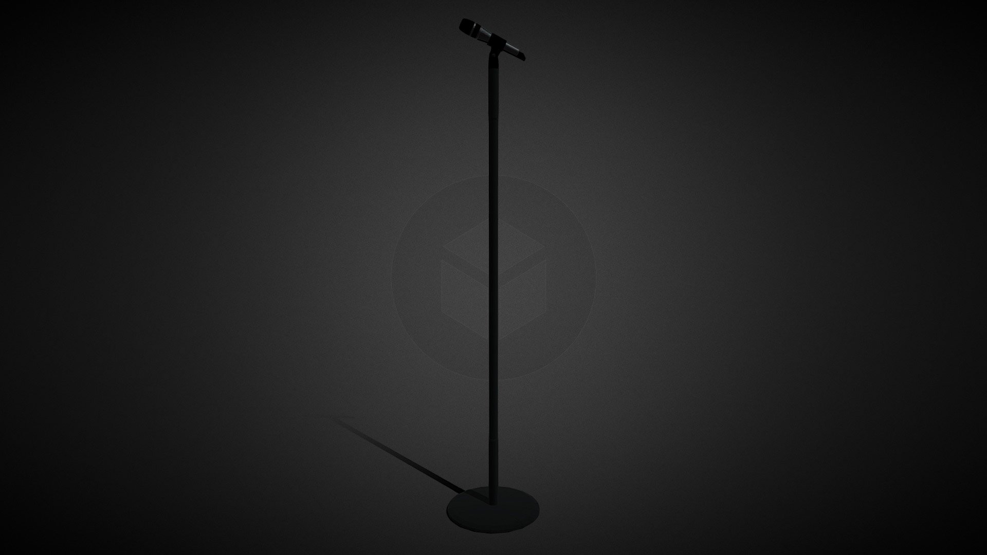 Upright microphone stand - 3D model by artjoey_david [31705b0] - Sketchfab