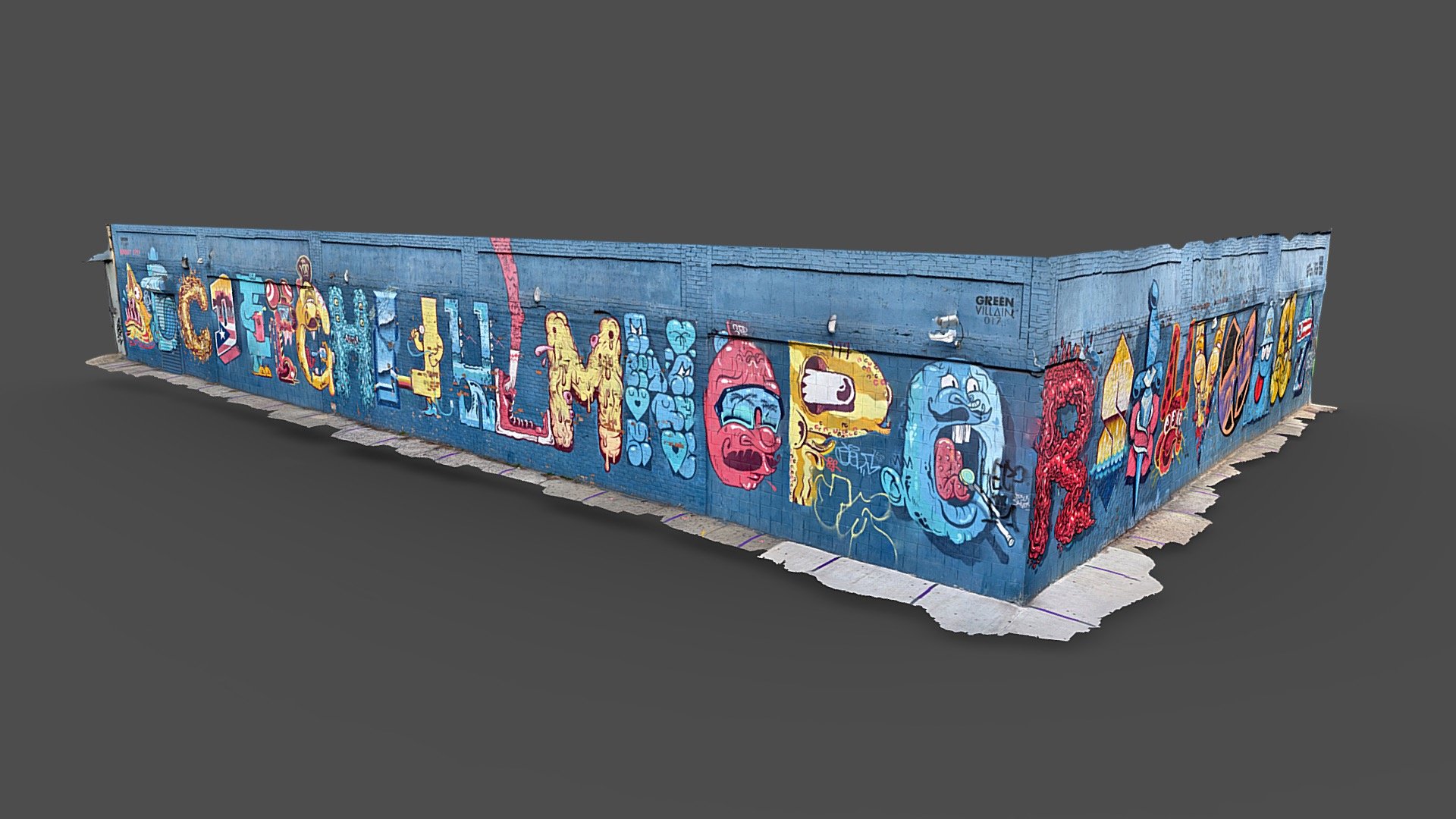 A-Z in Alphabet City - 3D model by Stuart Rosenberg (@s2rosenberg ...